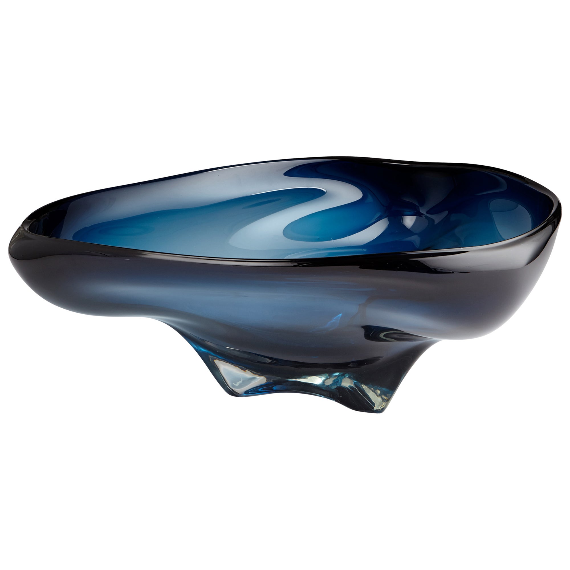 Alistair Bowl | Blue – Large - Cyan Design