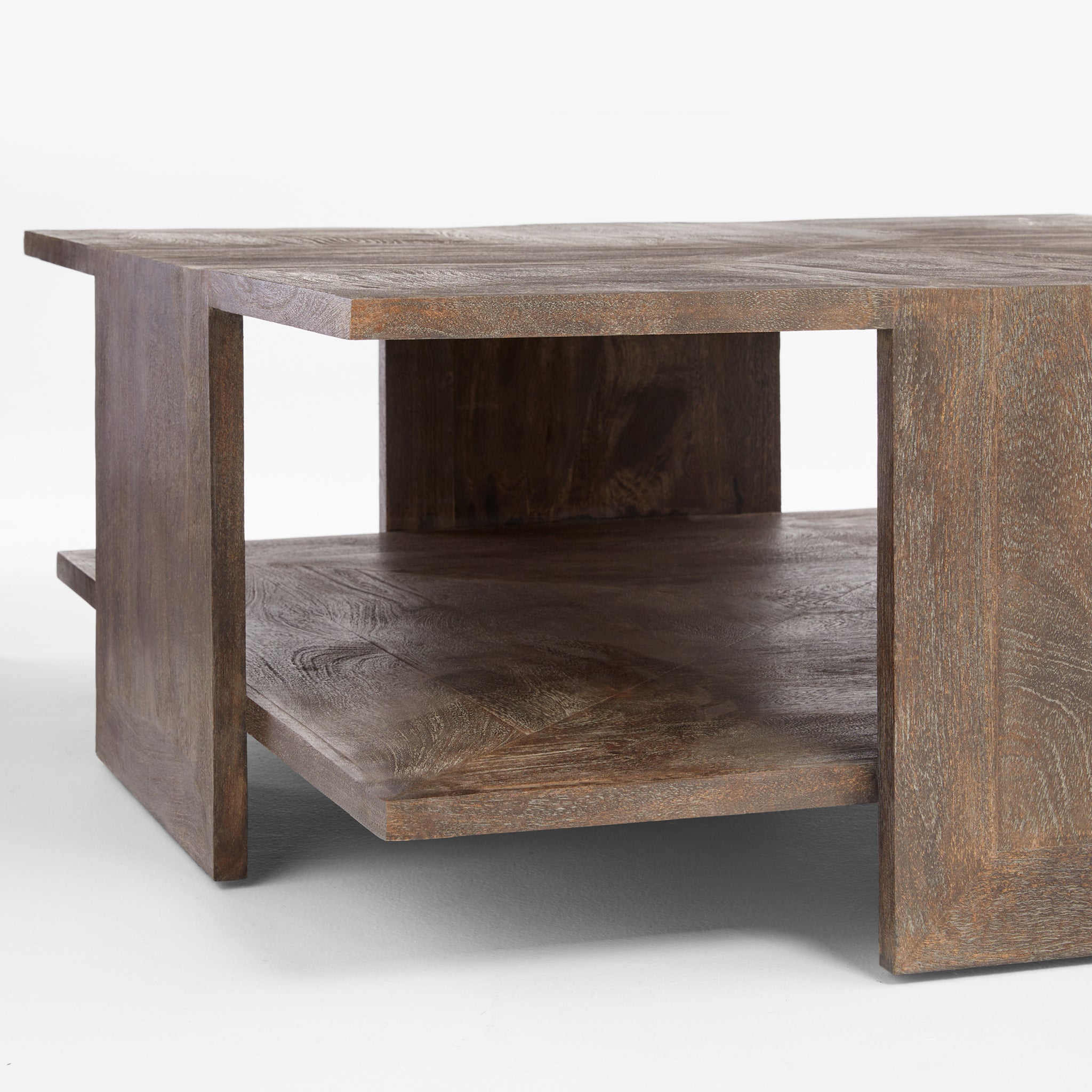 Alta Cocktail Table Designed by J Kent Martin | Cerused Coffee Bean ...