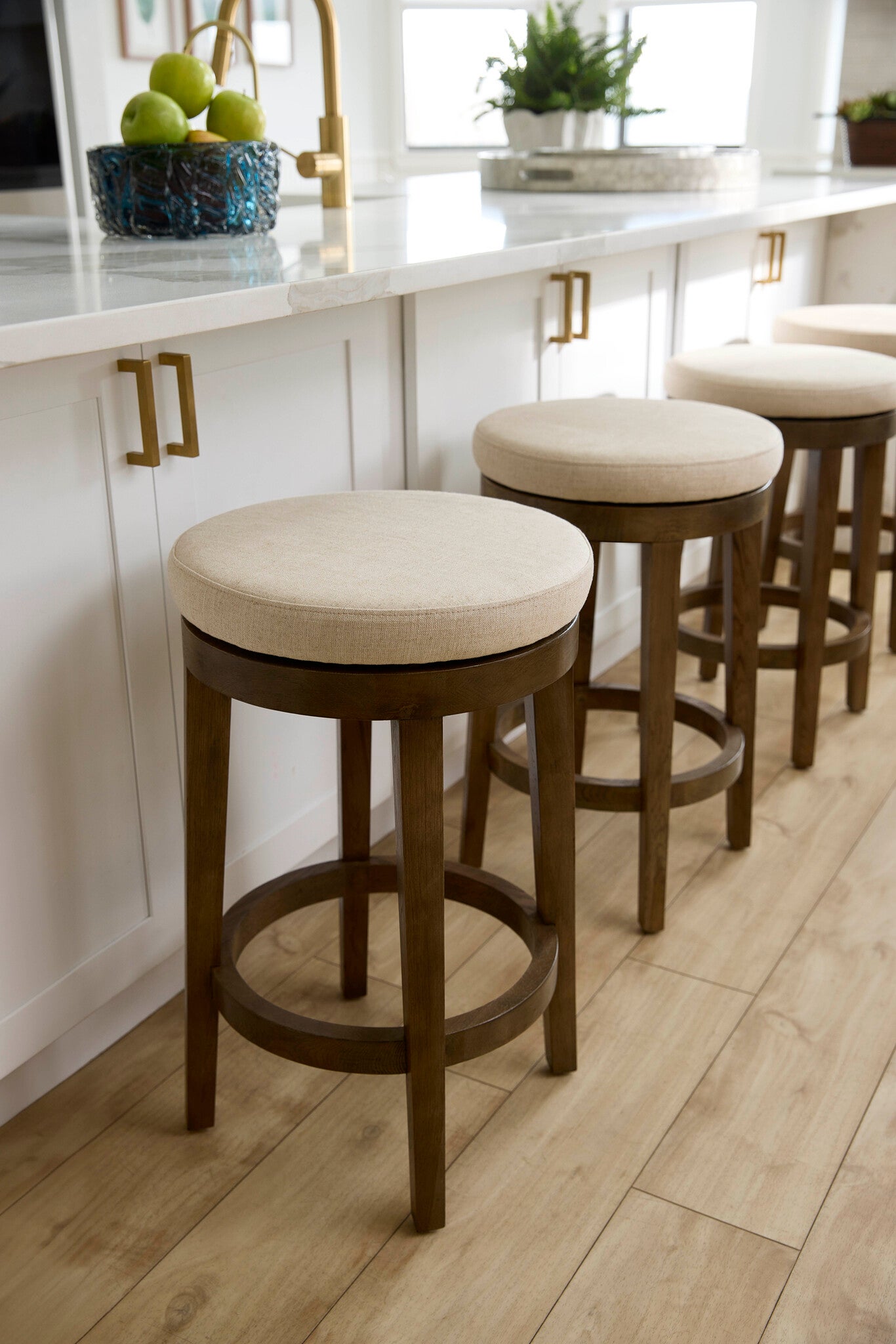 Archon Bar Stool | Walnut Finish - Cyan Design