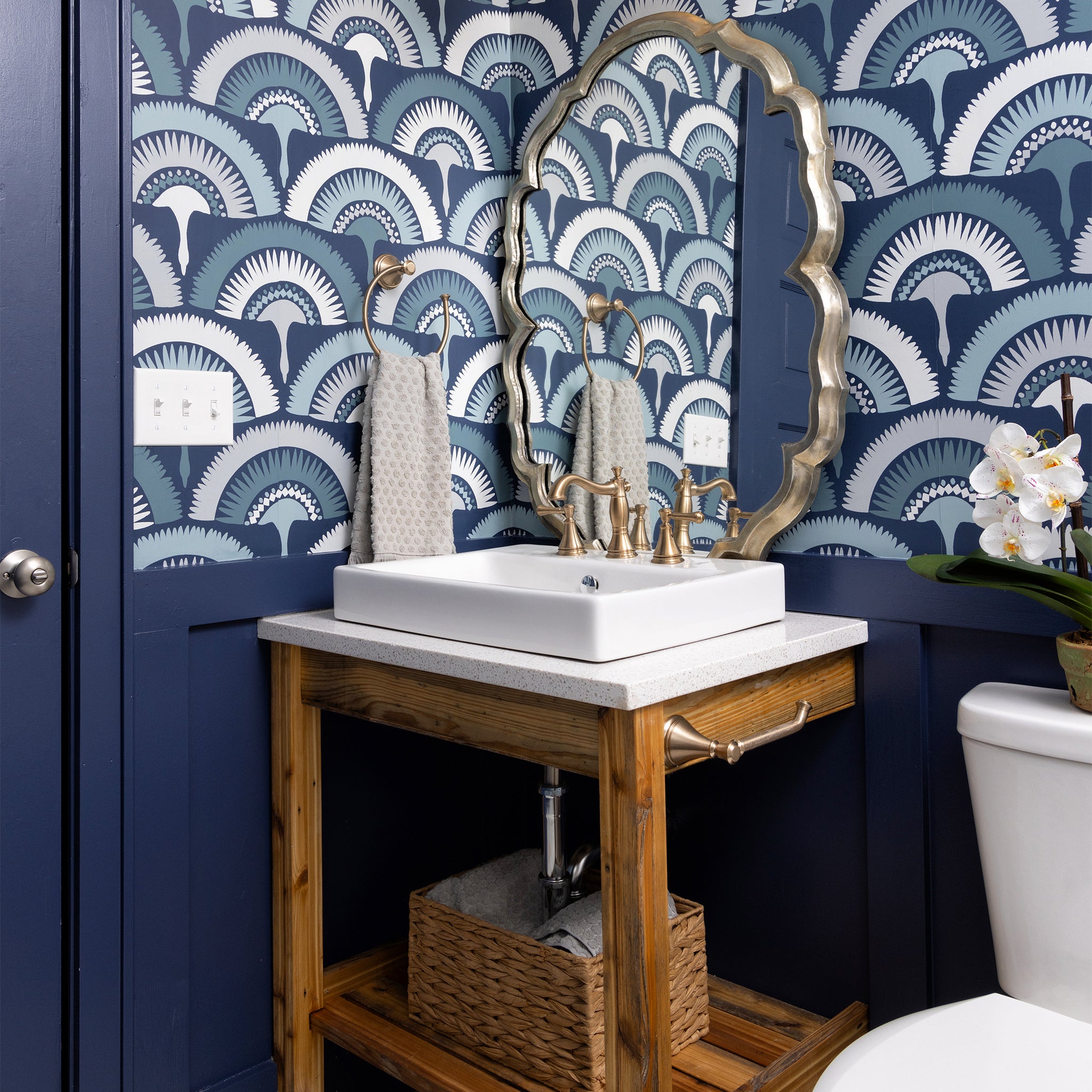 Banning Mirror | Silver - Cyan Design