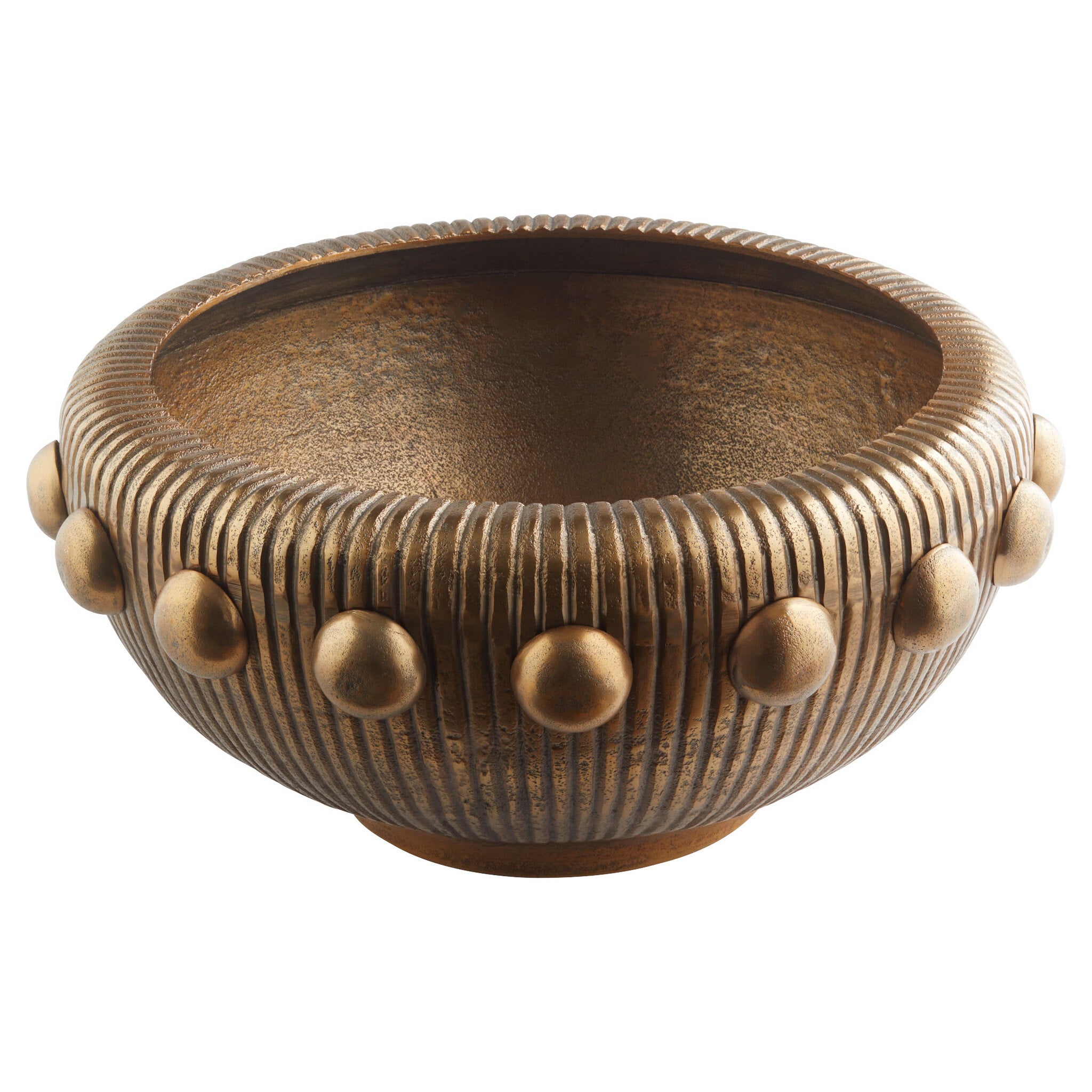 Batten Bowl Designed by J Kent Martin | Antique Brass - Cyan Design