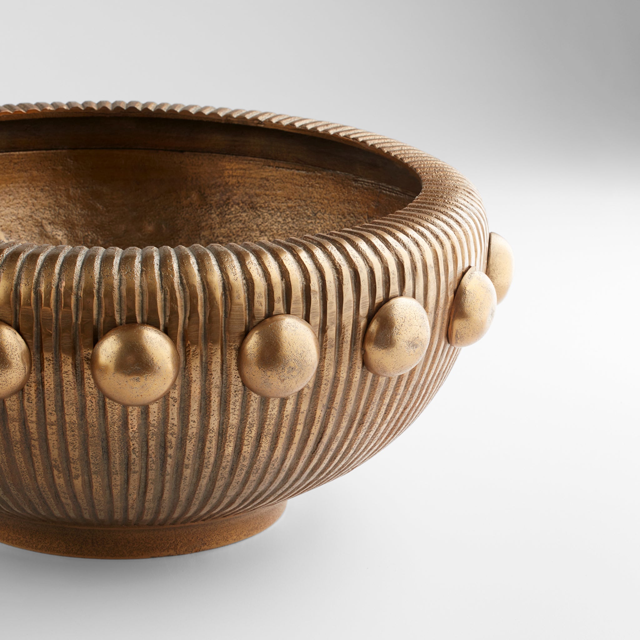 Batten Bowl Designed by J Kent Martin | Antique Brass - Cyan Design