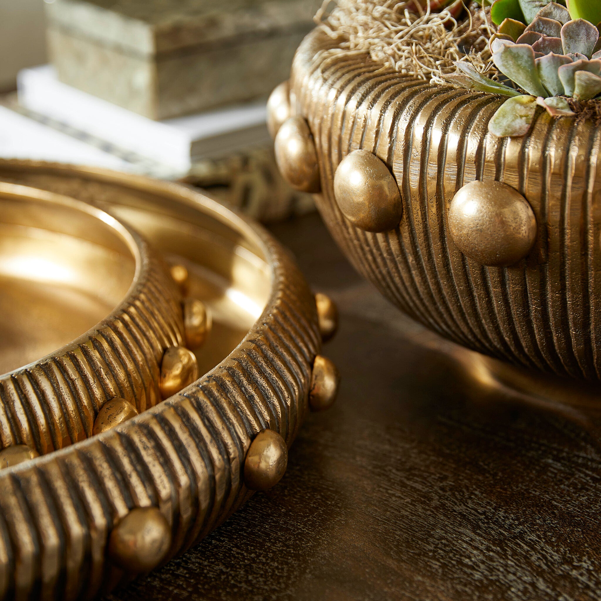 Batten Tray Designed by J Kent Martin | Antique Brass – Large - Cyan Design