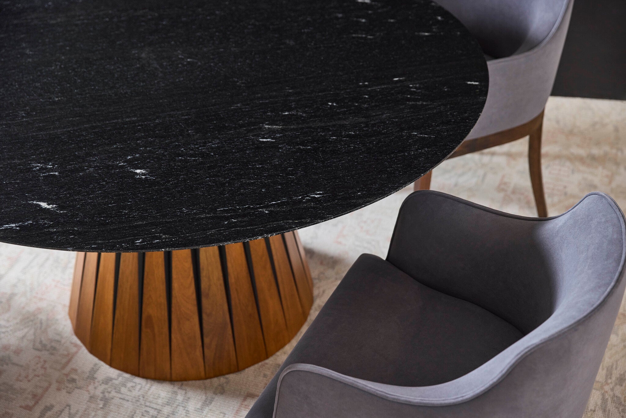 Bourbon Dining Table | Black | Medium Brown - Cyan Design