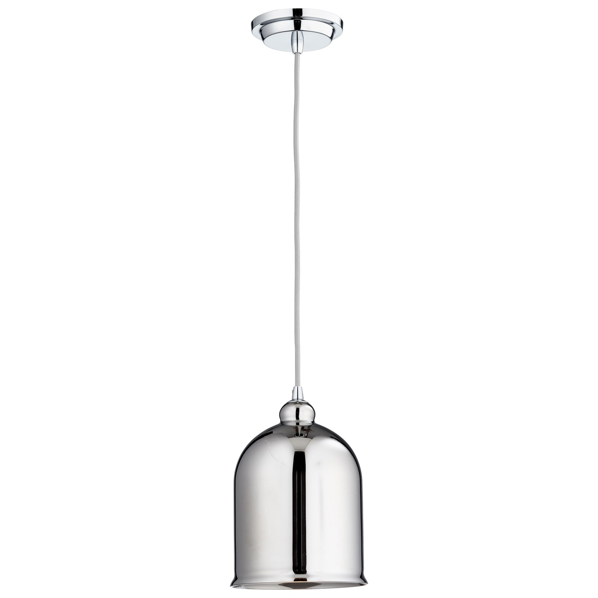 Celia Pendant | Chrome - Cyan Design