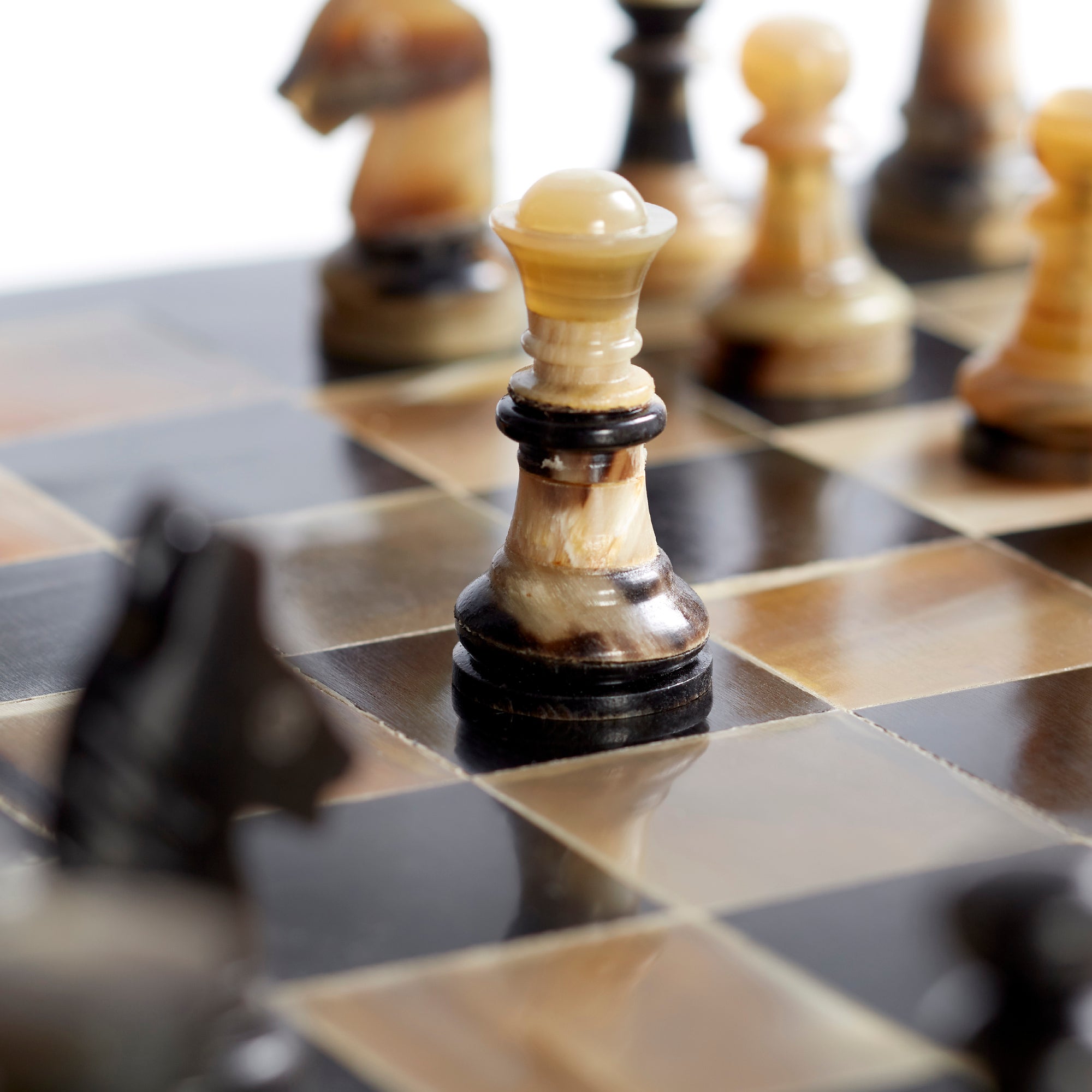 Checkmate Chess Board | Horn - Cyan Design