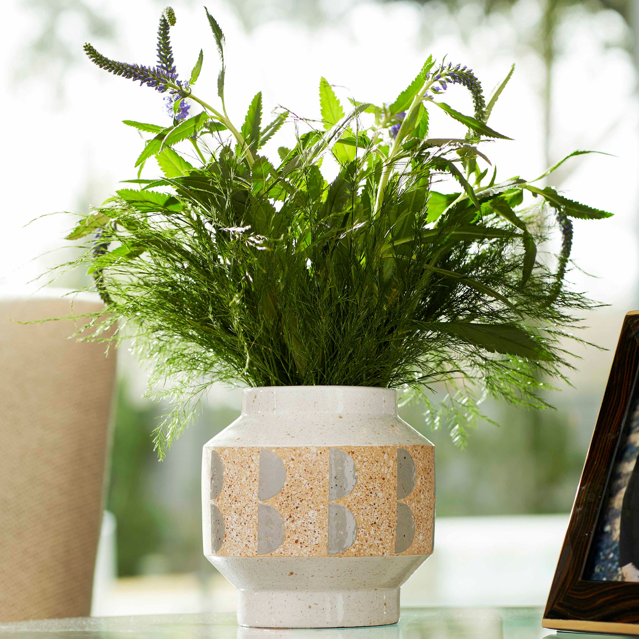 Cliff Palace Vase | Multi Color - Cyan Design