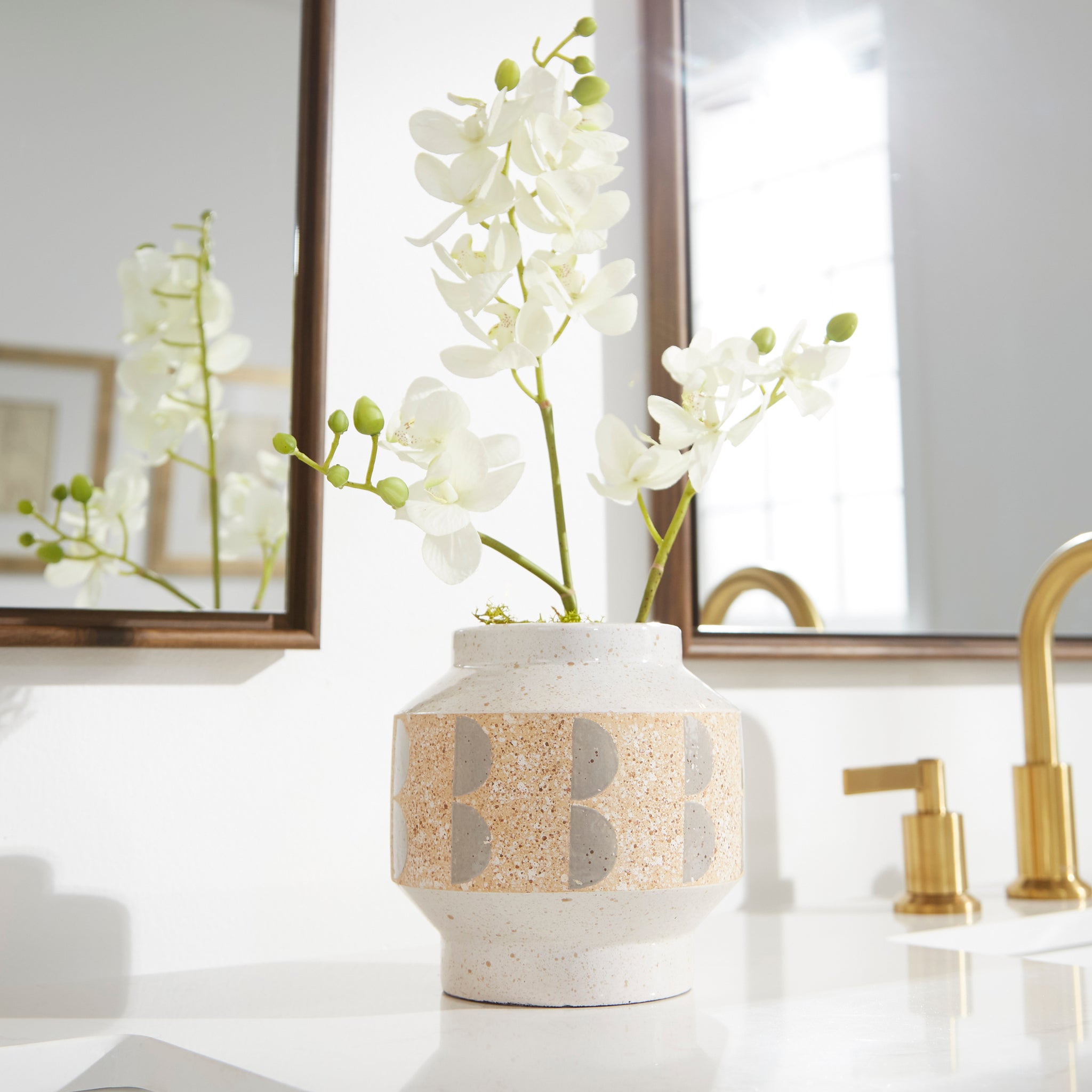 Cliff Palace Vase | Multi Color - Cyan Design