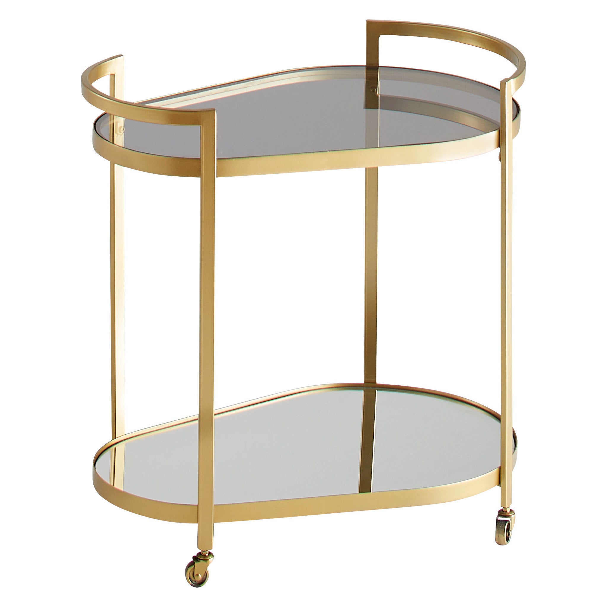 Cosmo Bar Cart | Gold - Cyan Design
