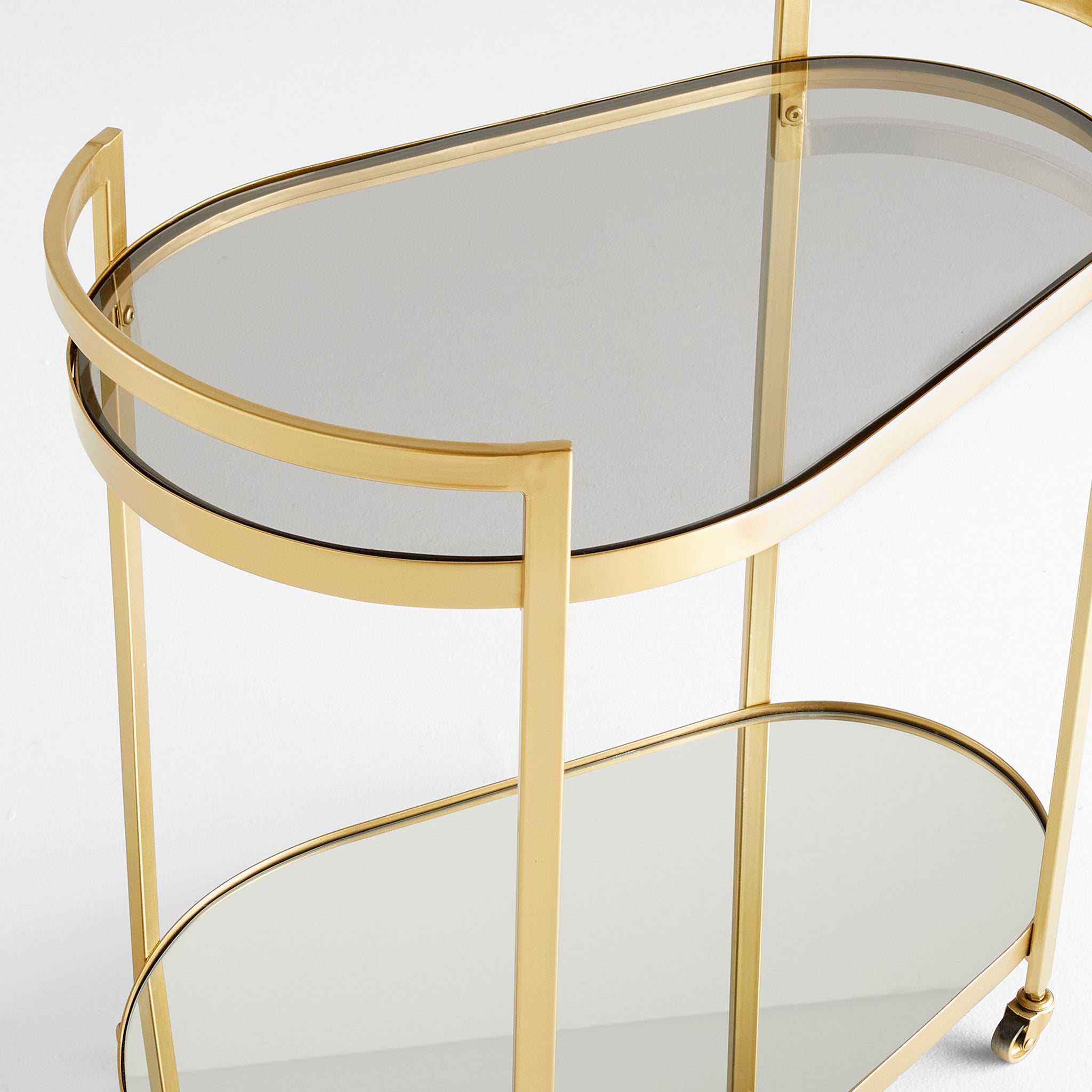 Cosmo Bar Cart | Gold - Cyan Design