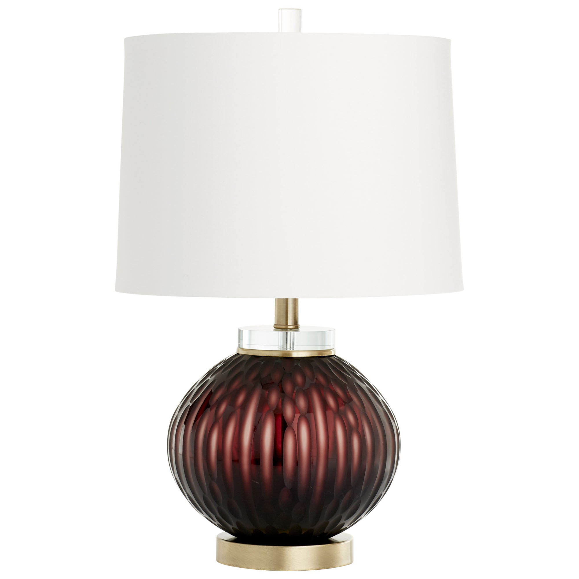 Denley Table Lamp | Purple - Cyan Design