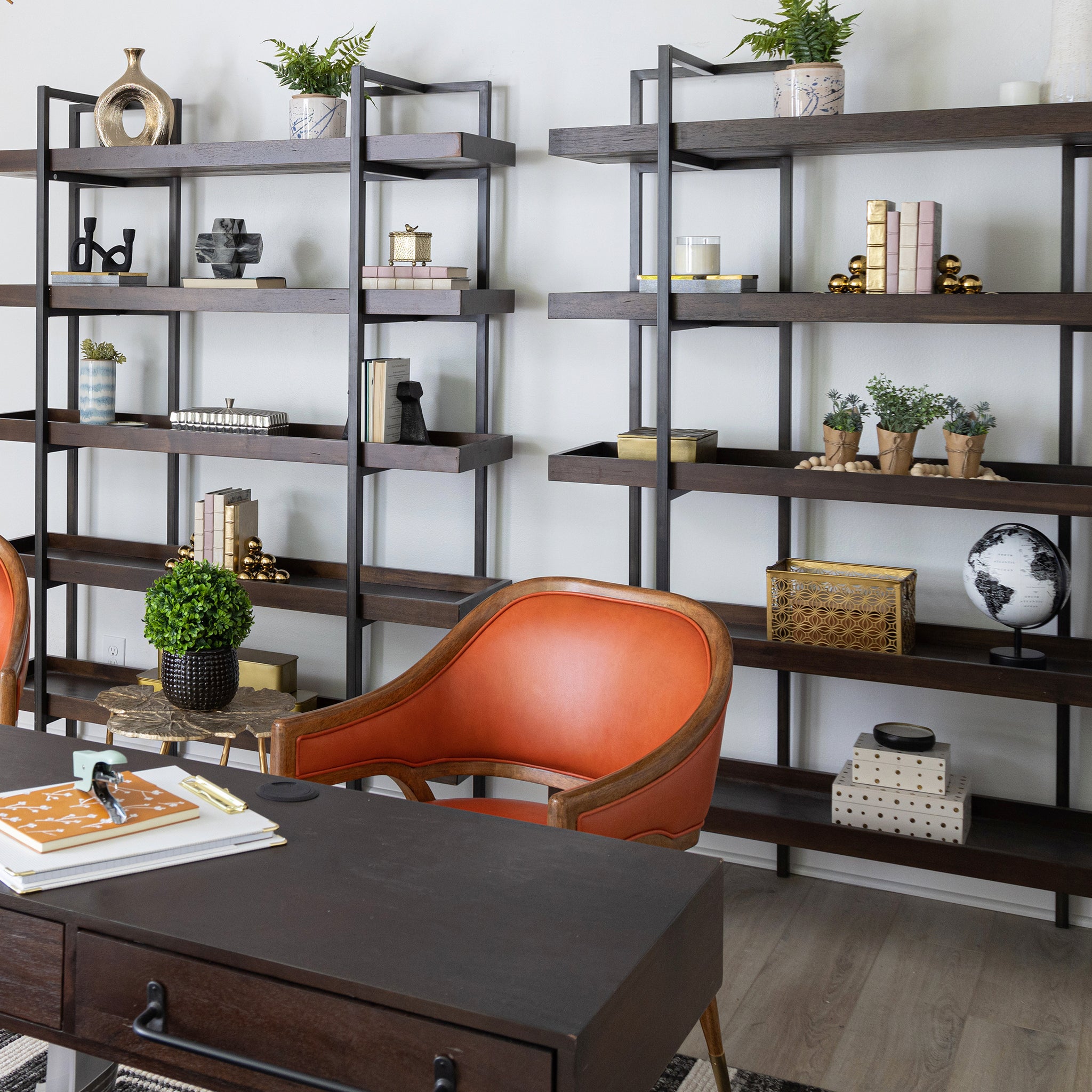 Dot Crown Container | White And Brass – Small - Cyan Design