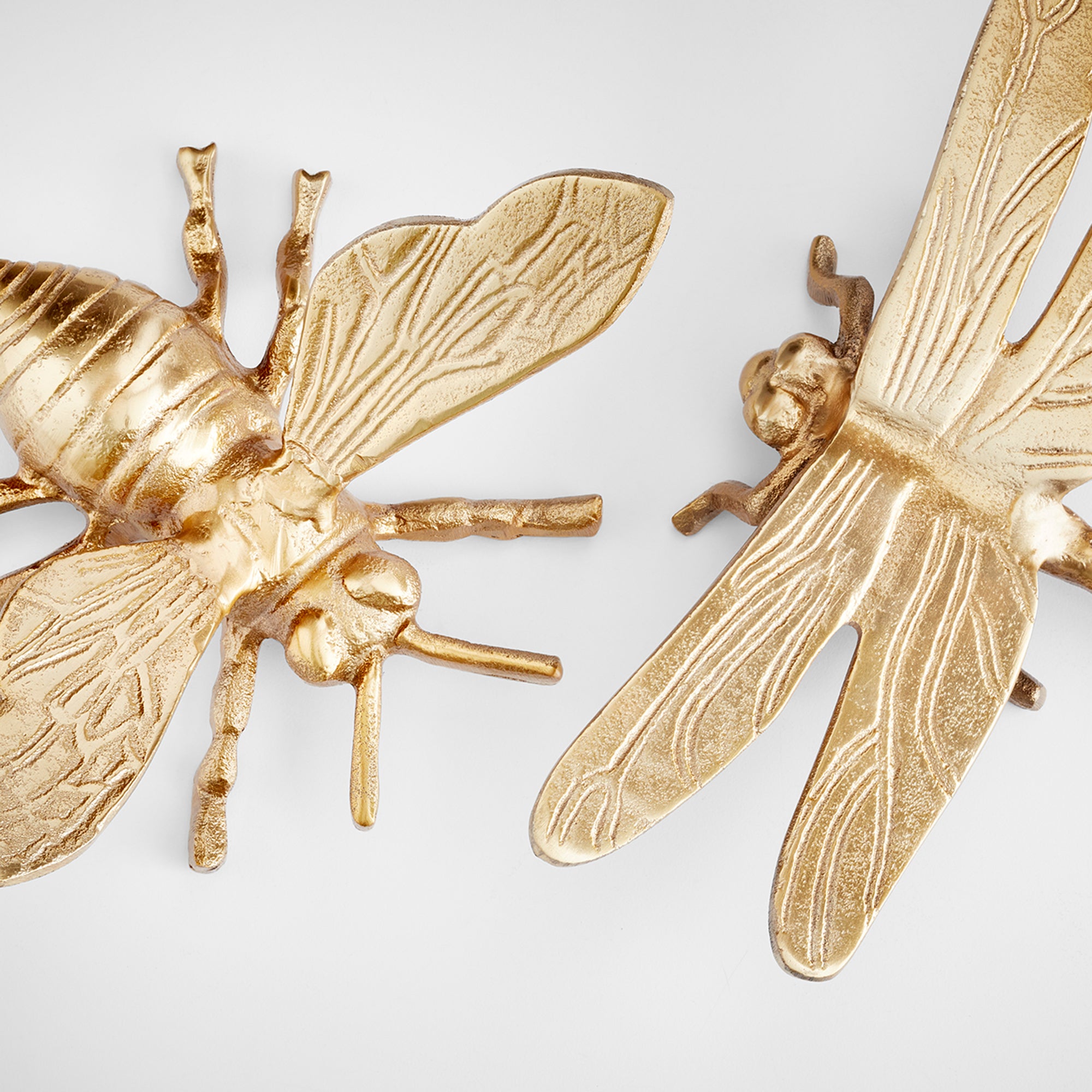 Fluttering Token 1 Wall Decor | Gold - Cyan Design