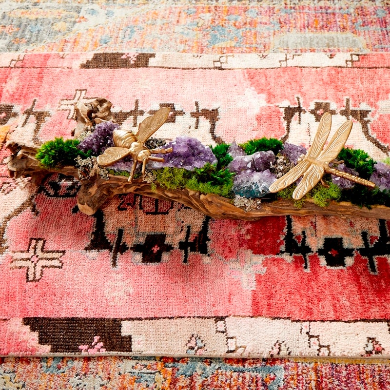 Fluttering Token 1 Wall Decor | Gold - Cyan Design