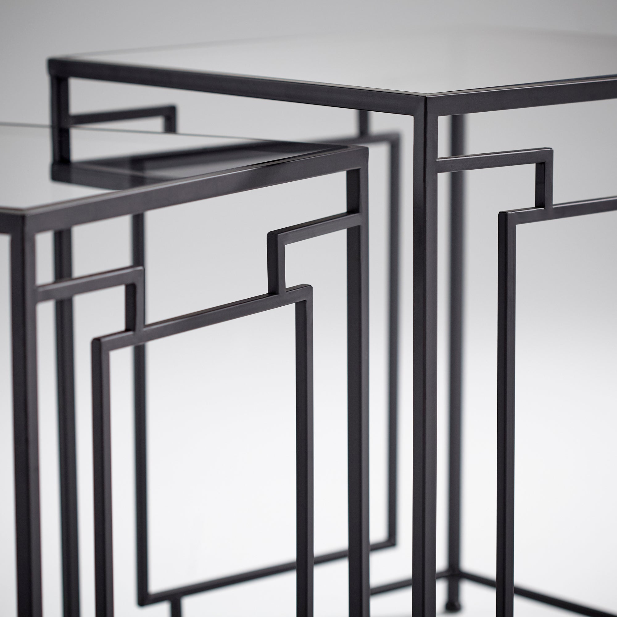 Galleria Nesting Tables | Noir - Cyan Design