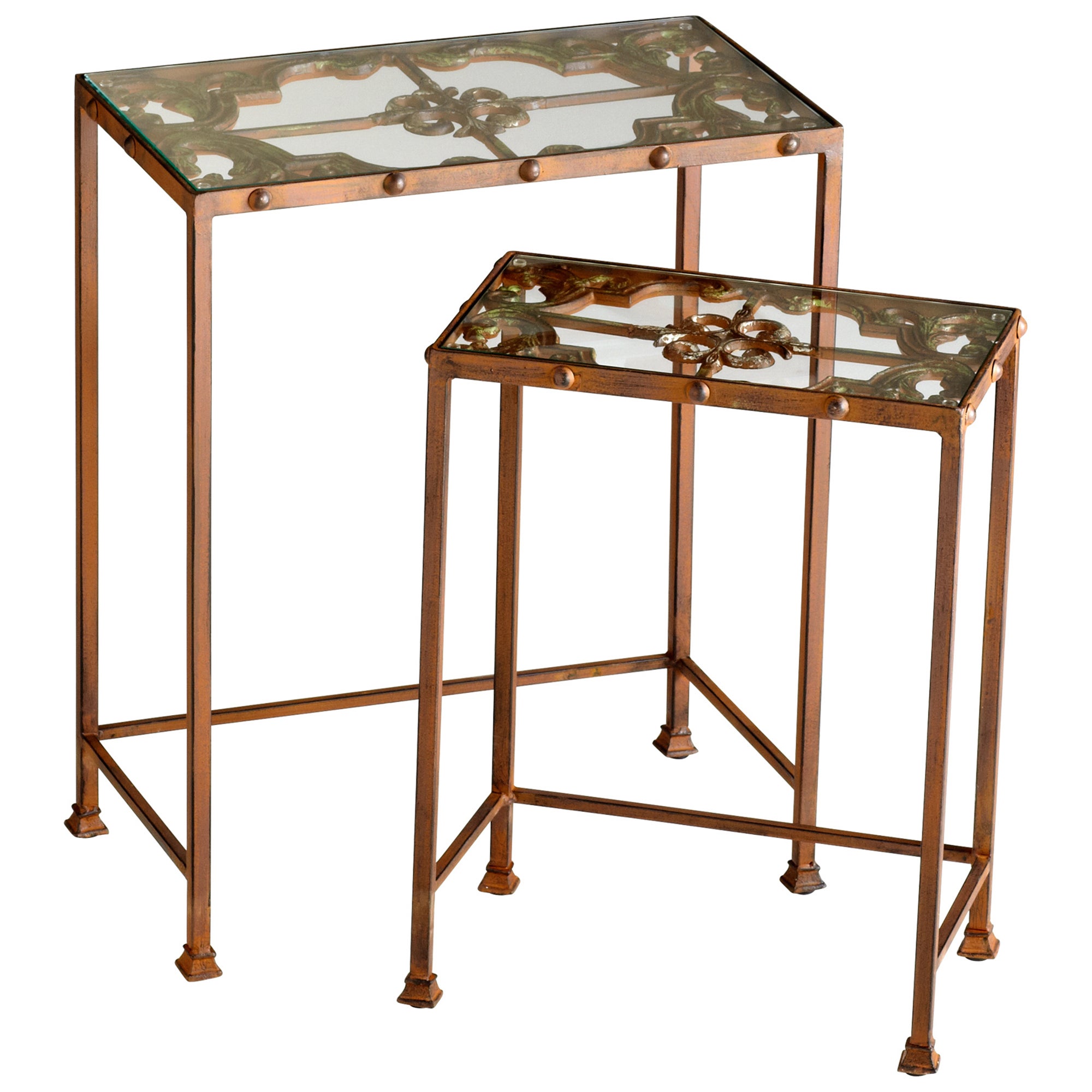 Gunnison Nesting Tables | Rust - Cyan Design