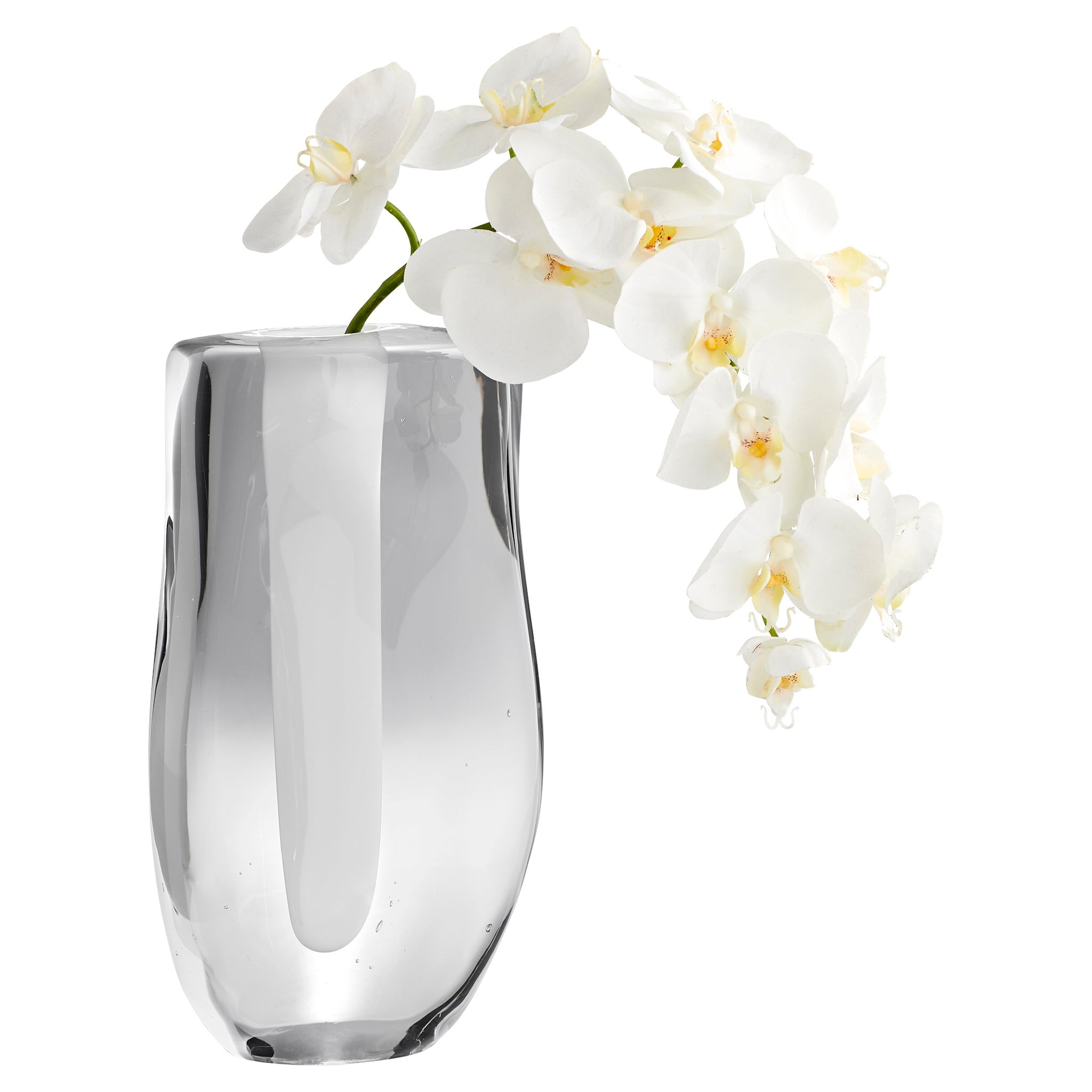 Inverted Oppulence Vase Tall | Clear - Cyan Design
