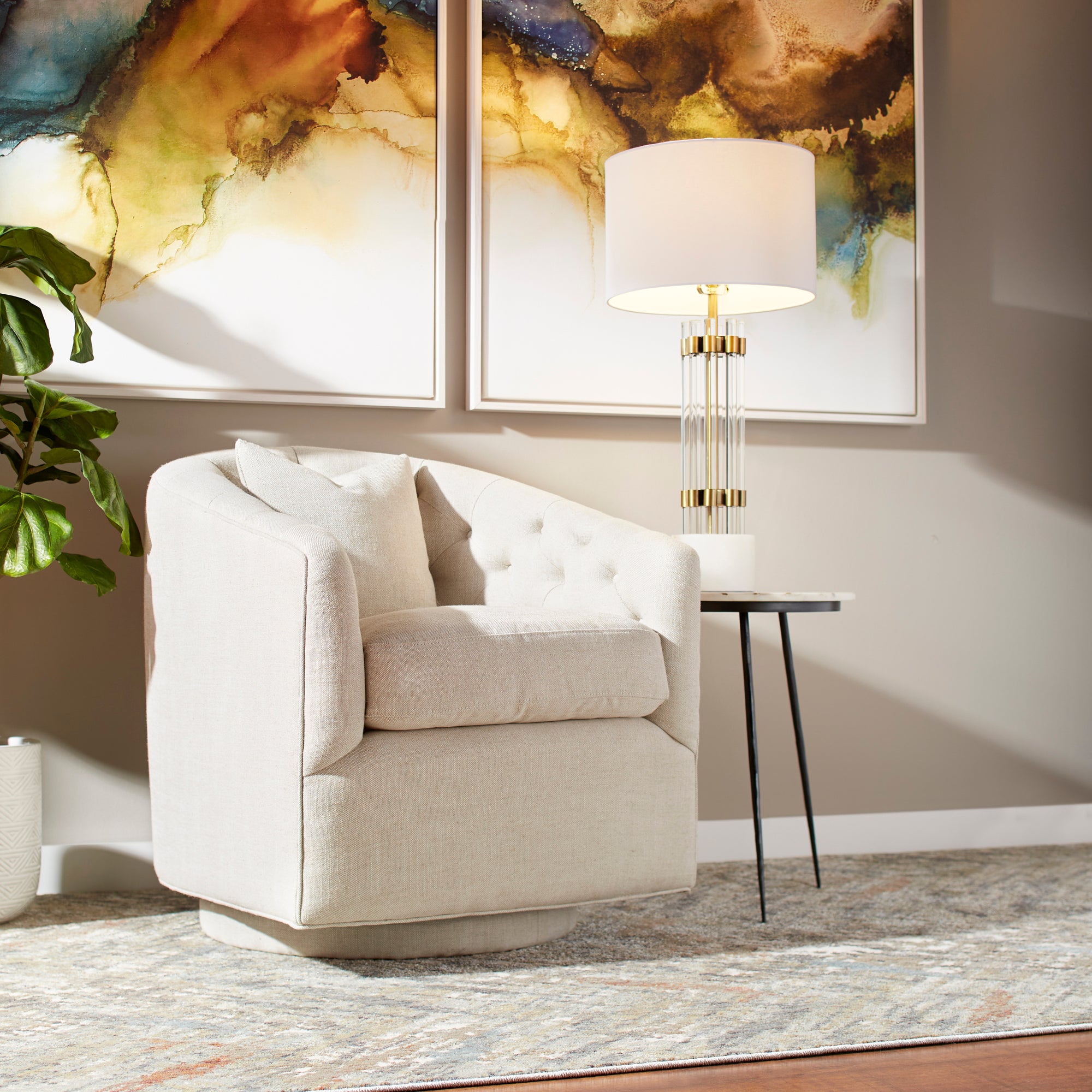 Kerberos Table Lamp | Brass - Cyan Design