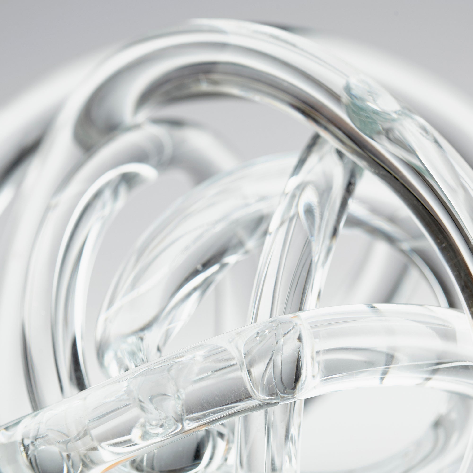 Knotty Sphere | Clear – Large - Cyan Design