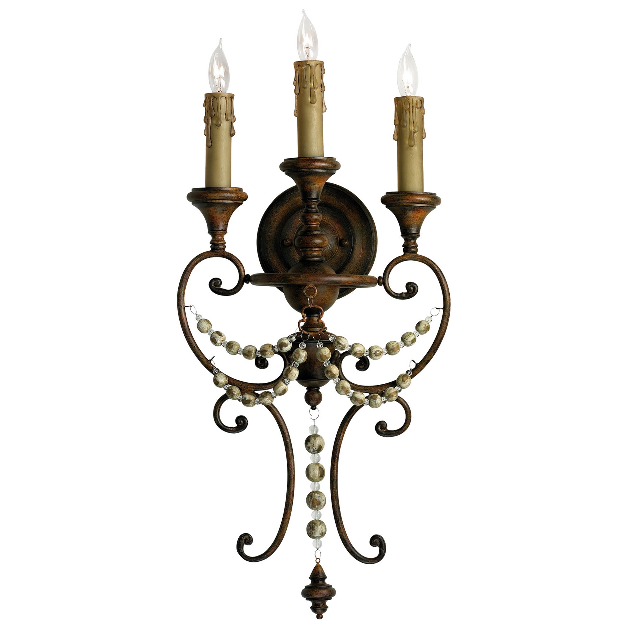 Meriel Wall Bracket 3-Light | Antiqued Sienna - Cyan Design