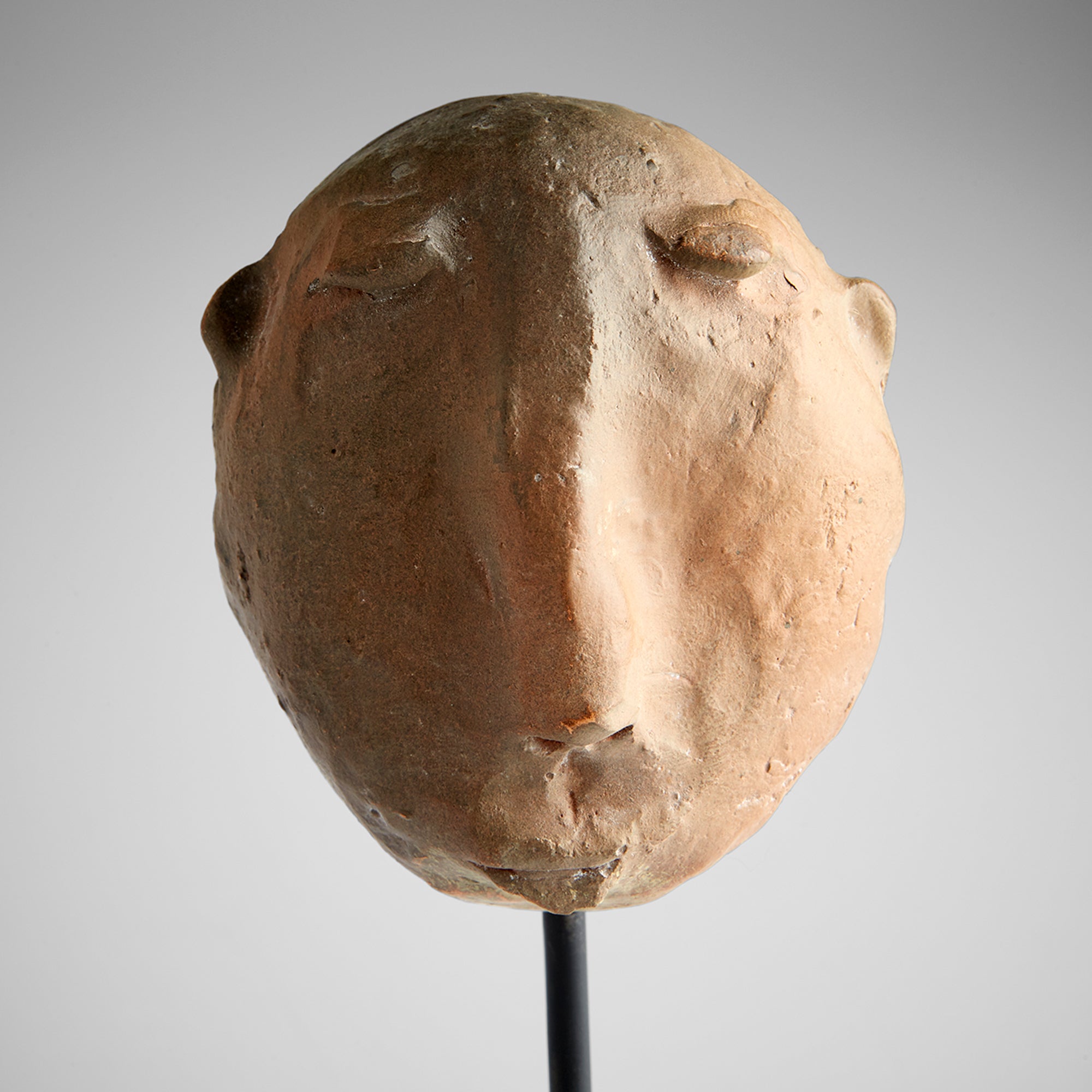 Mindful Java Sculpture | Rustic - Cyan Design