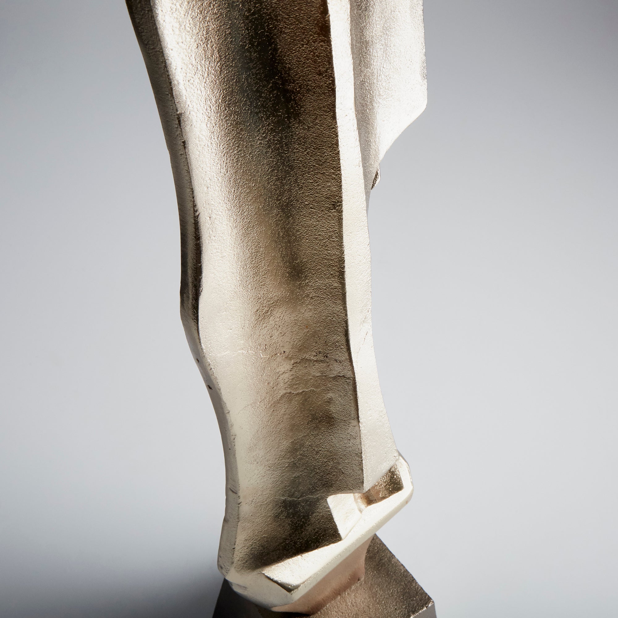 Muse Sculpture | Nickel - Cyan Design