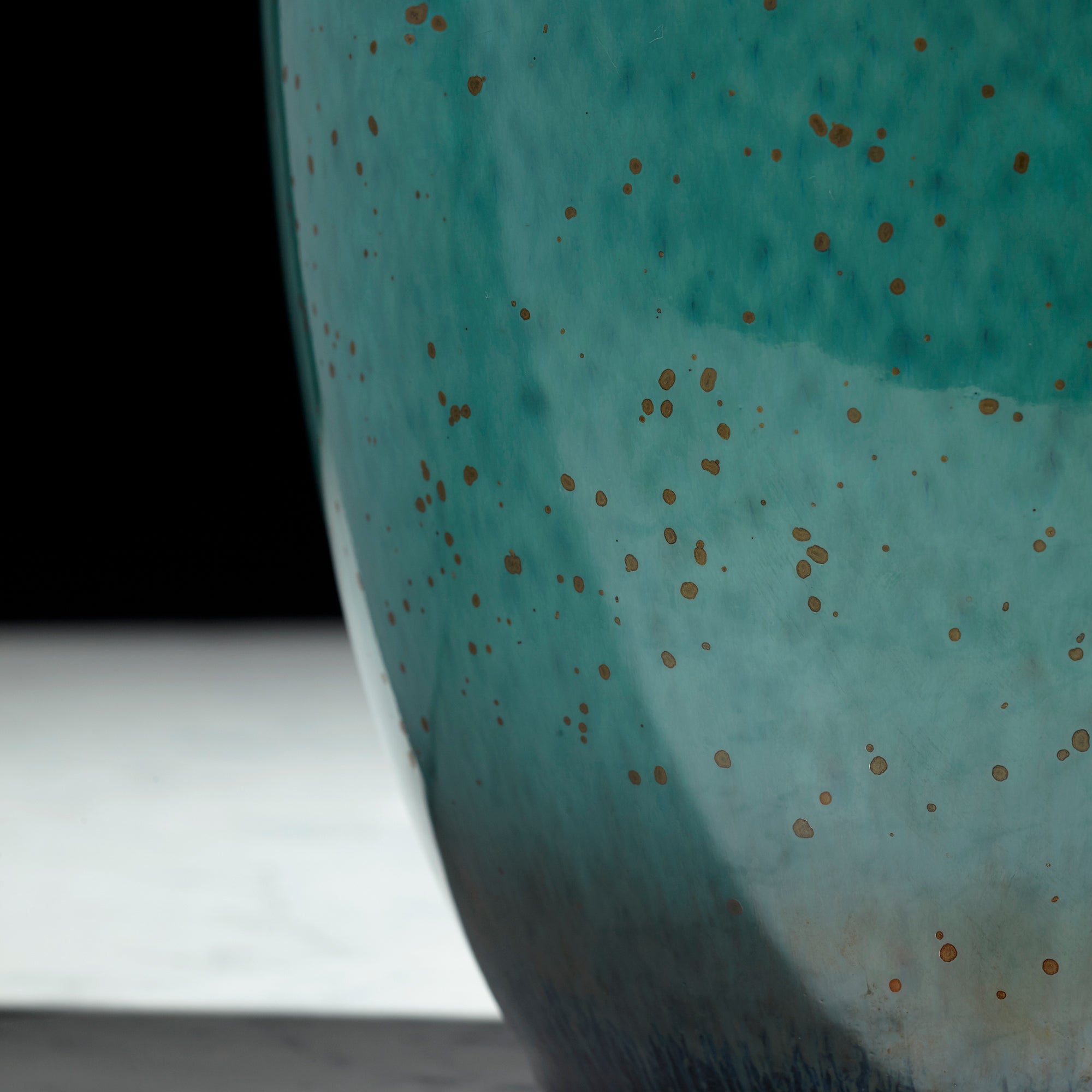 Native Gloss Vase | Turquoise Glaze – Medium - Cyan Design