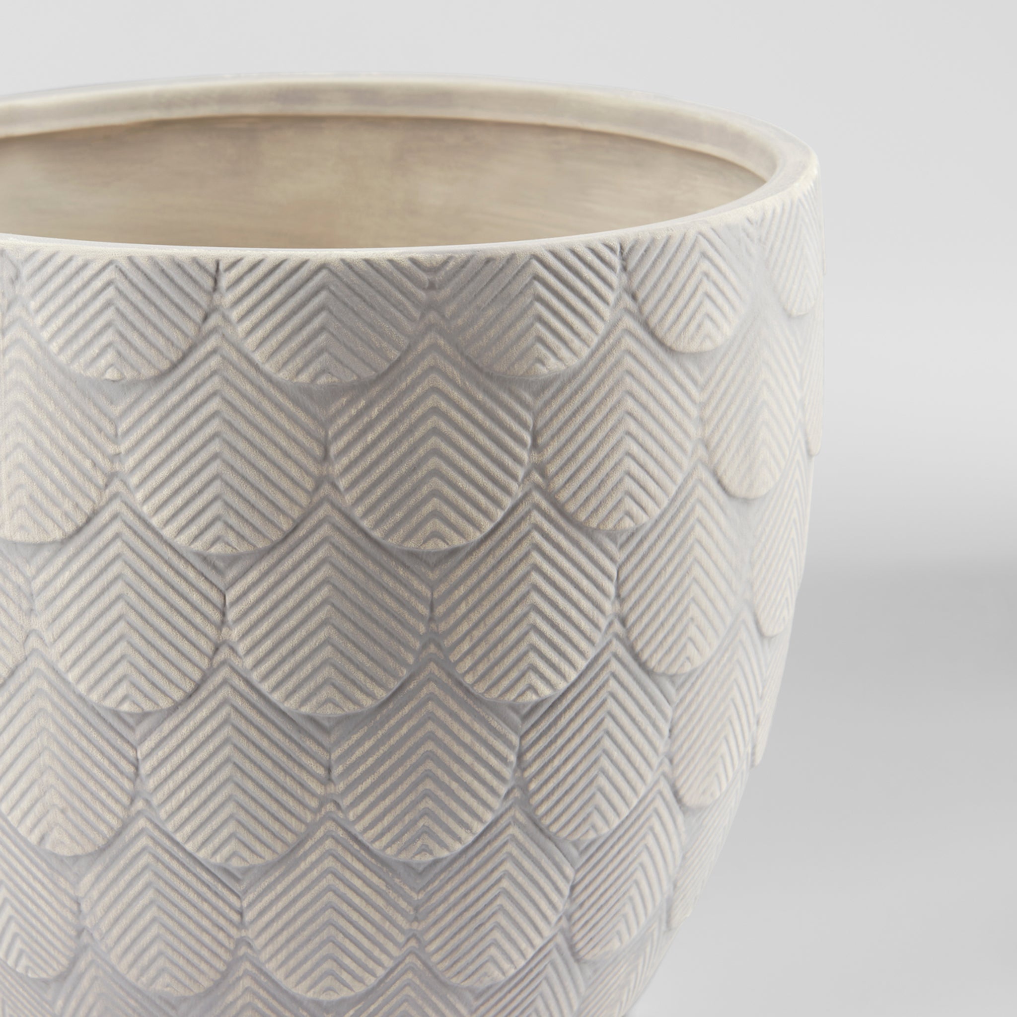 Nereus Planter | Natural Grey | Short – Large - Cyan Design