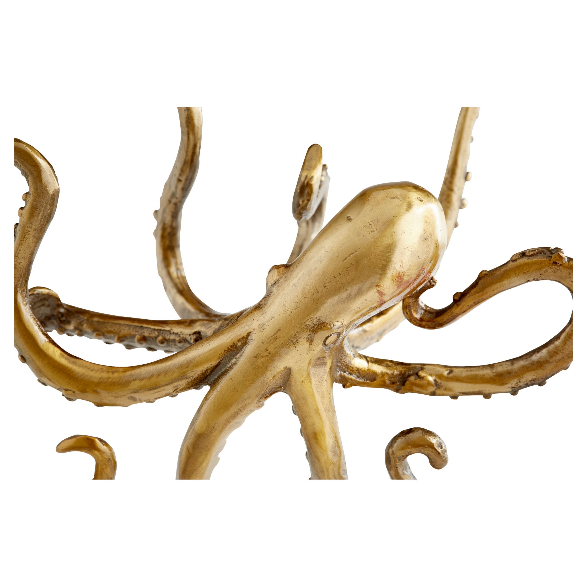 Octopus Shelf Decor | Aged Brass - Cyan Design