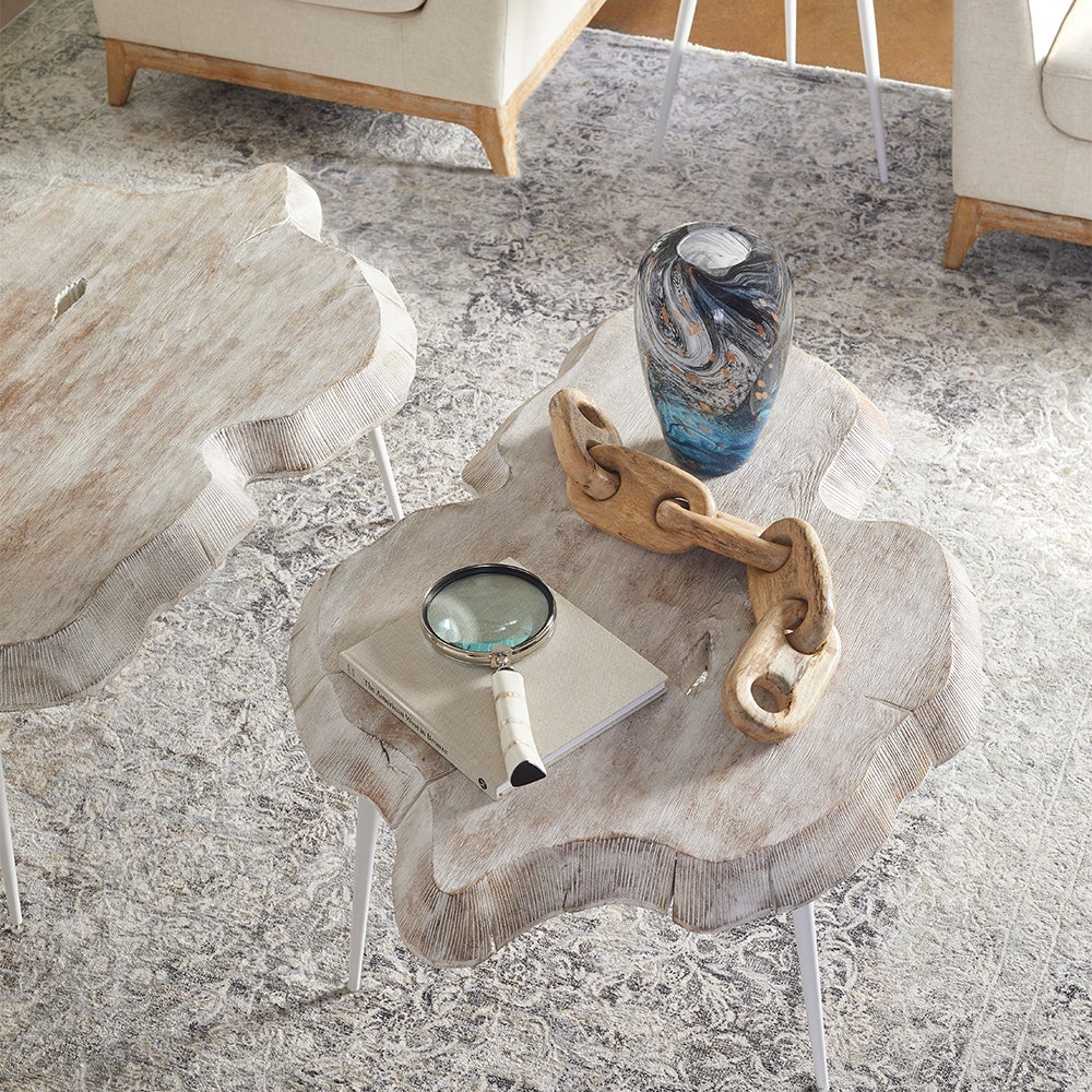 Palmer Side Table | Whitewash - Cyan Design