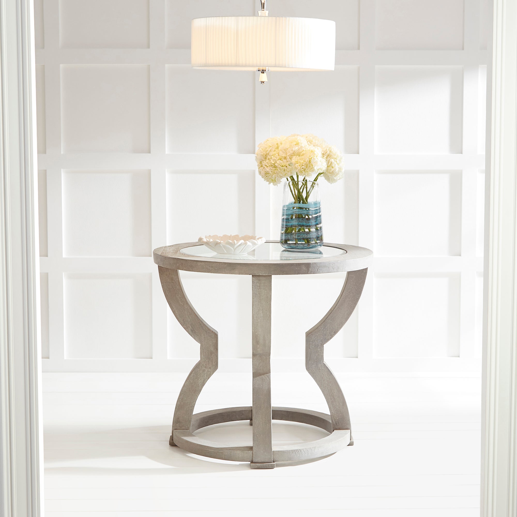 Pantheon Foyer Table | White Pine - Cyan Design
