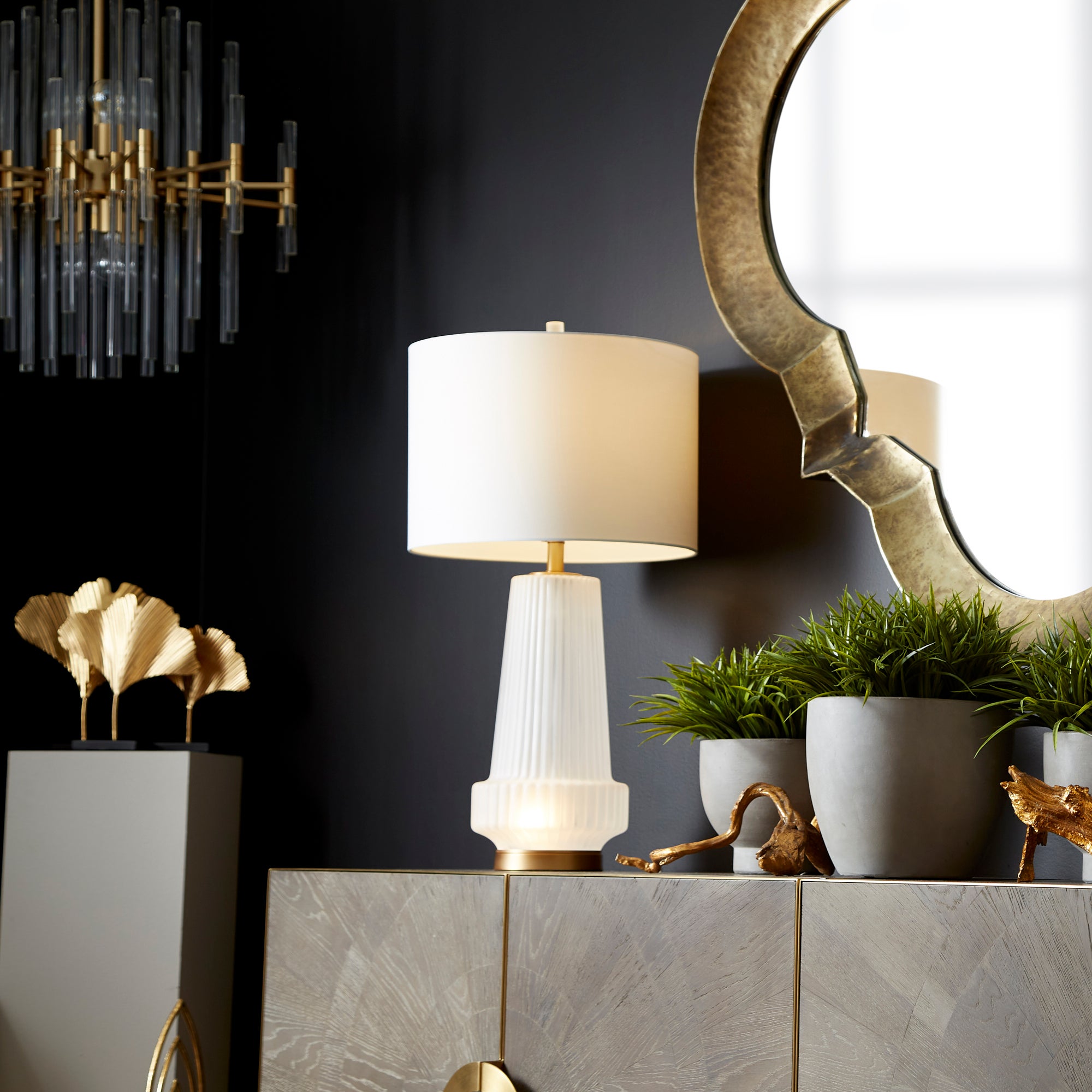 Parnel Mirror | Bronze - Cyan Design