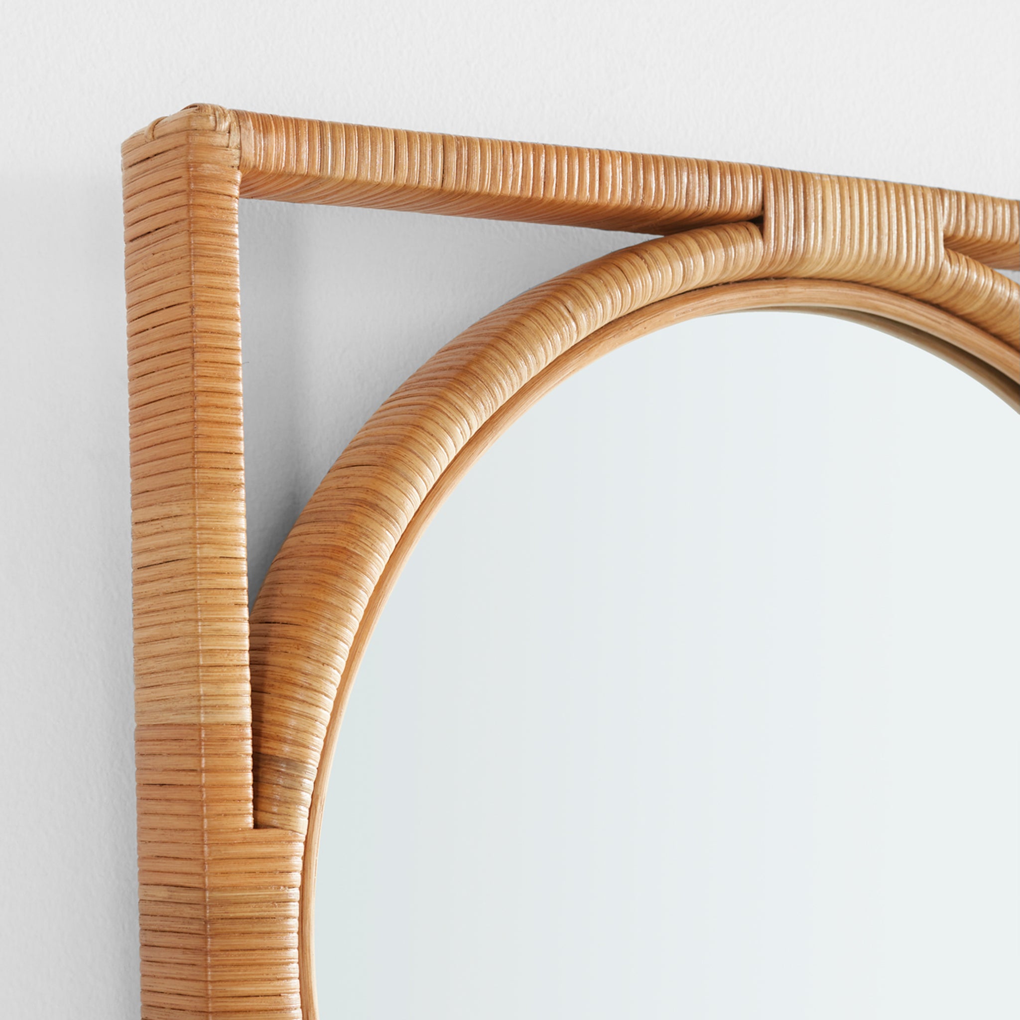 Pemba Mirror Designed by J Kent Martin | Brown – Large - Cyan Design
