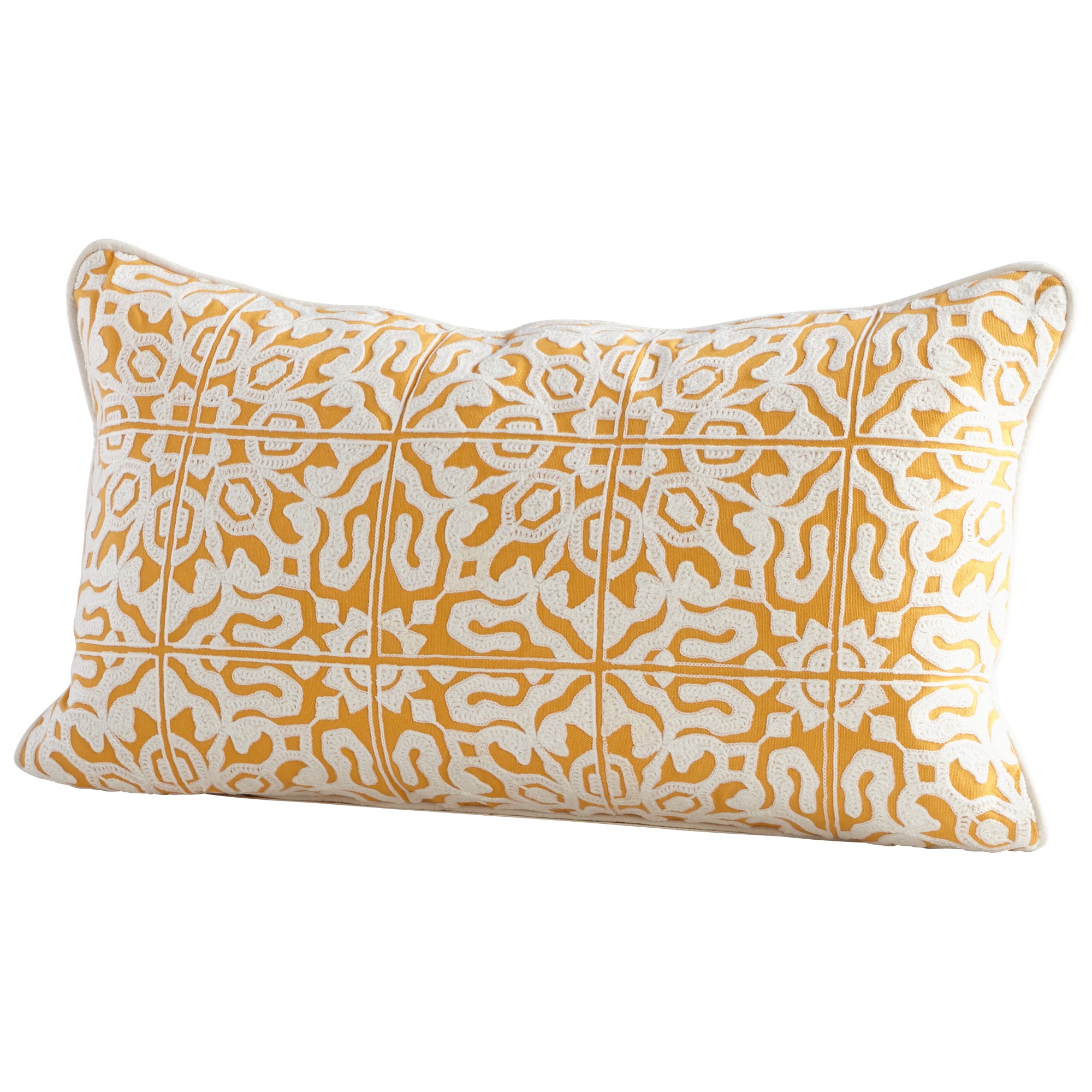 Pillow Cover 14 x 24 | Yellow - Cyan Design