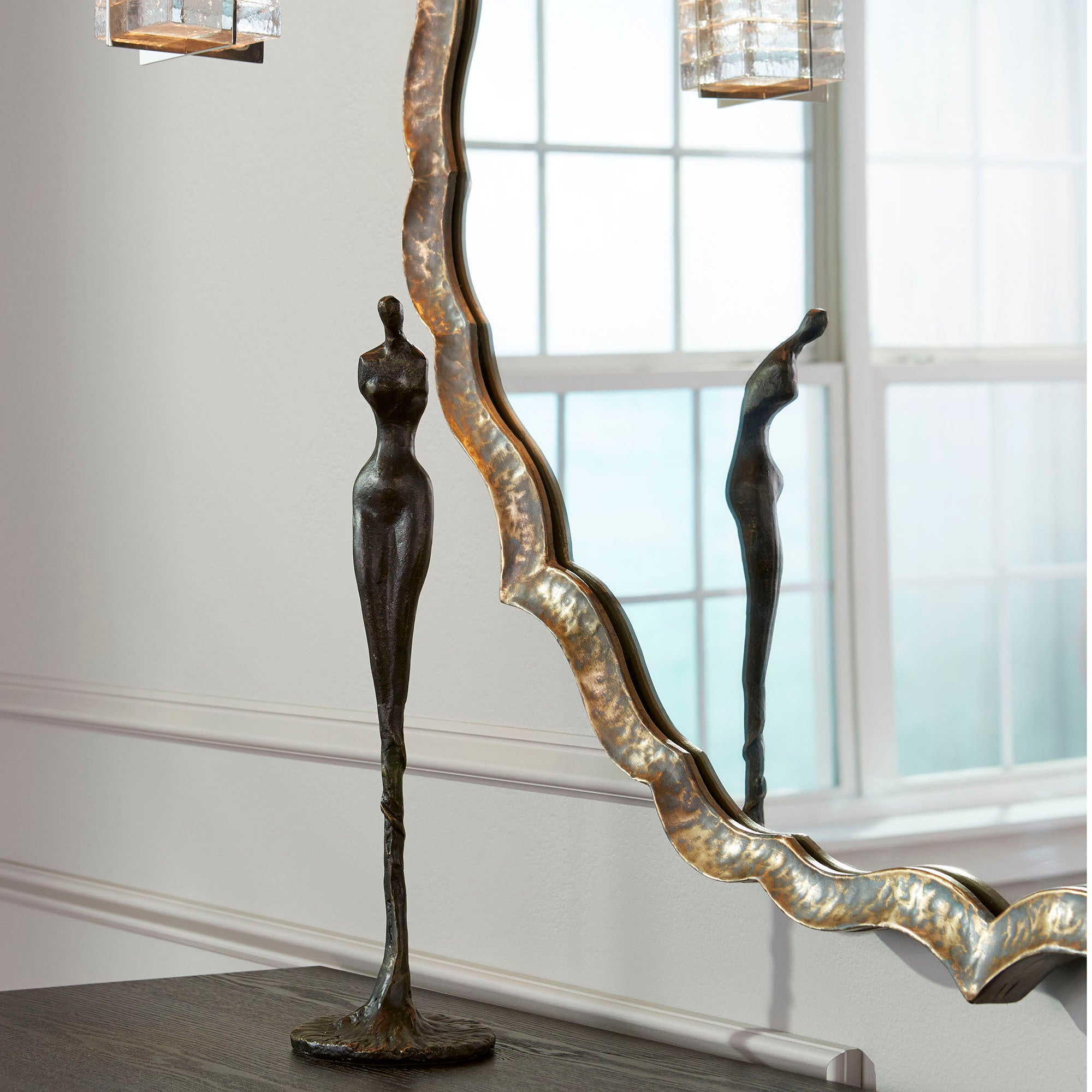 Radiance Mirror | Rustic Patina - Cyan Design