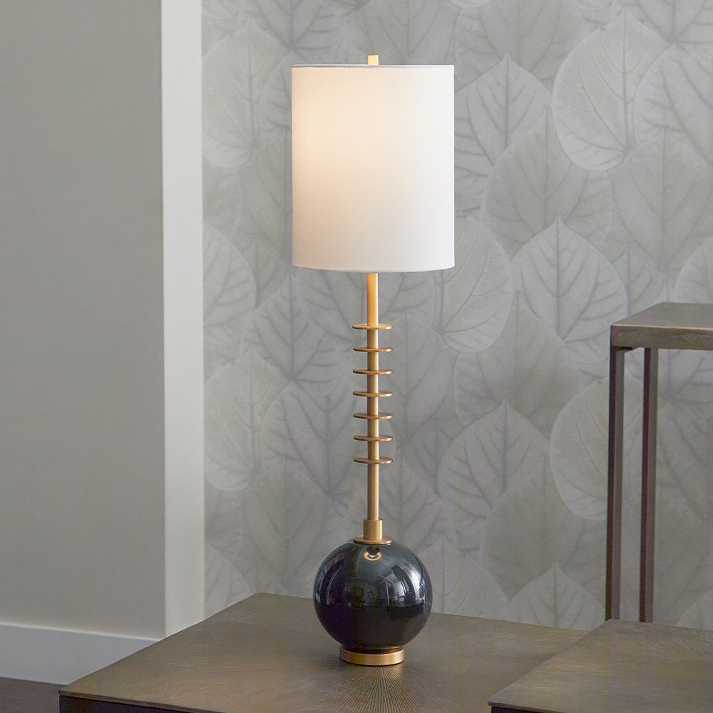 Sheridan Table Lamp Designed by J Kent Martin | Gold And Black - Cyan ...