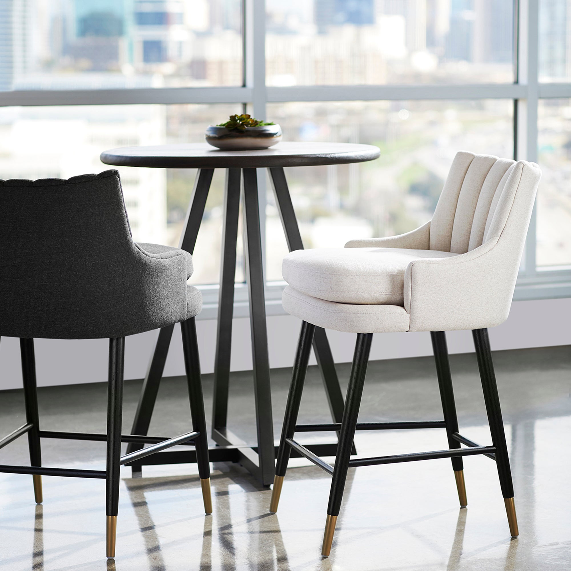 Tesoro Counter Stool | Natural – Small - Cyan Design