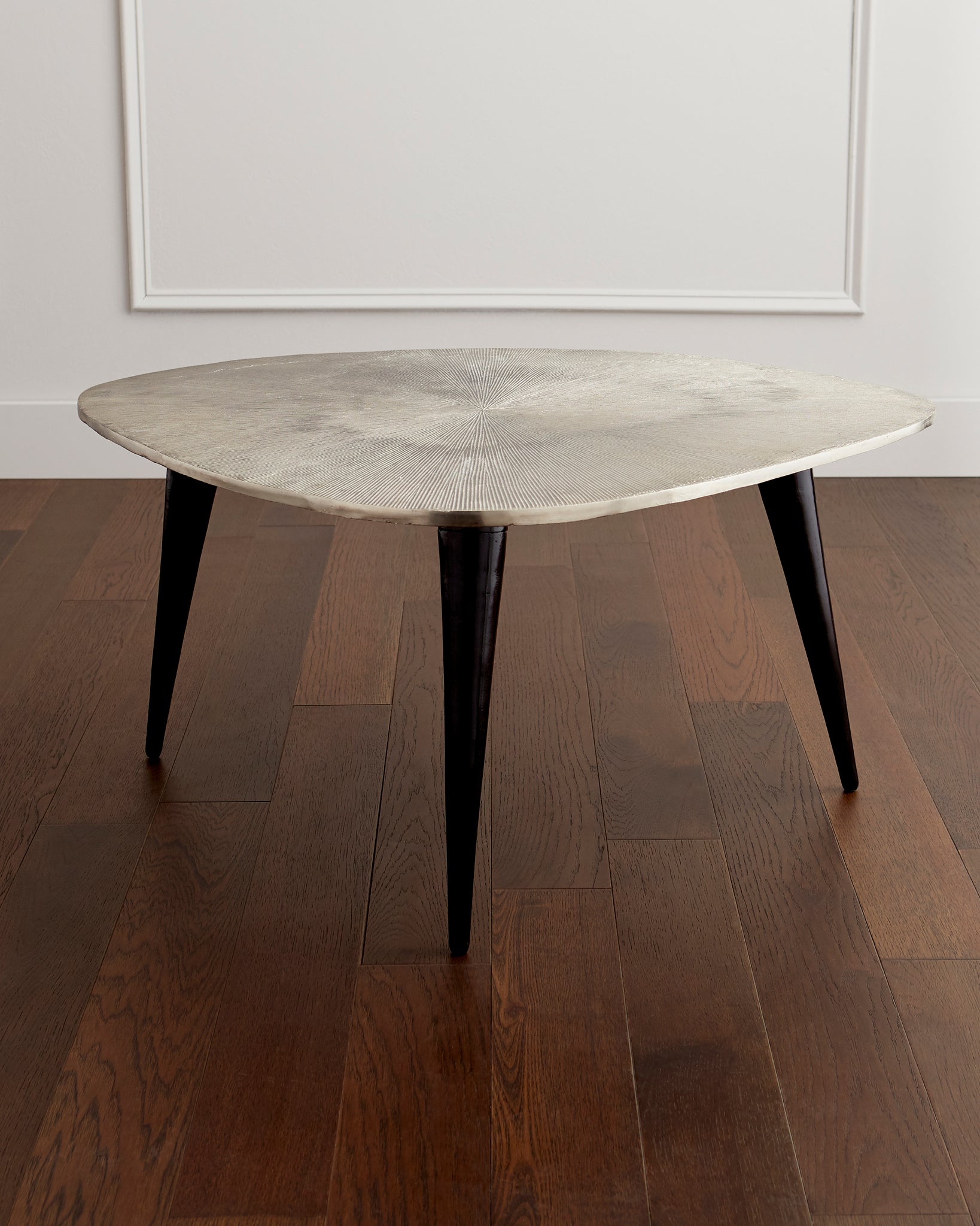 Triata Cocktail Table | Raw Nickel And Bronze - Cyan Design