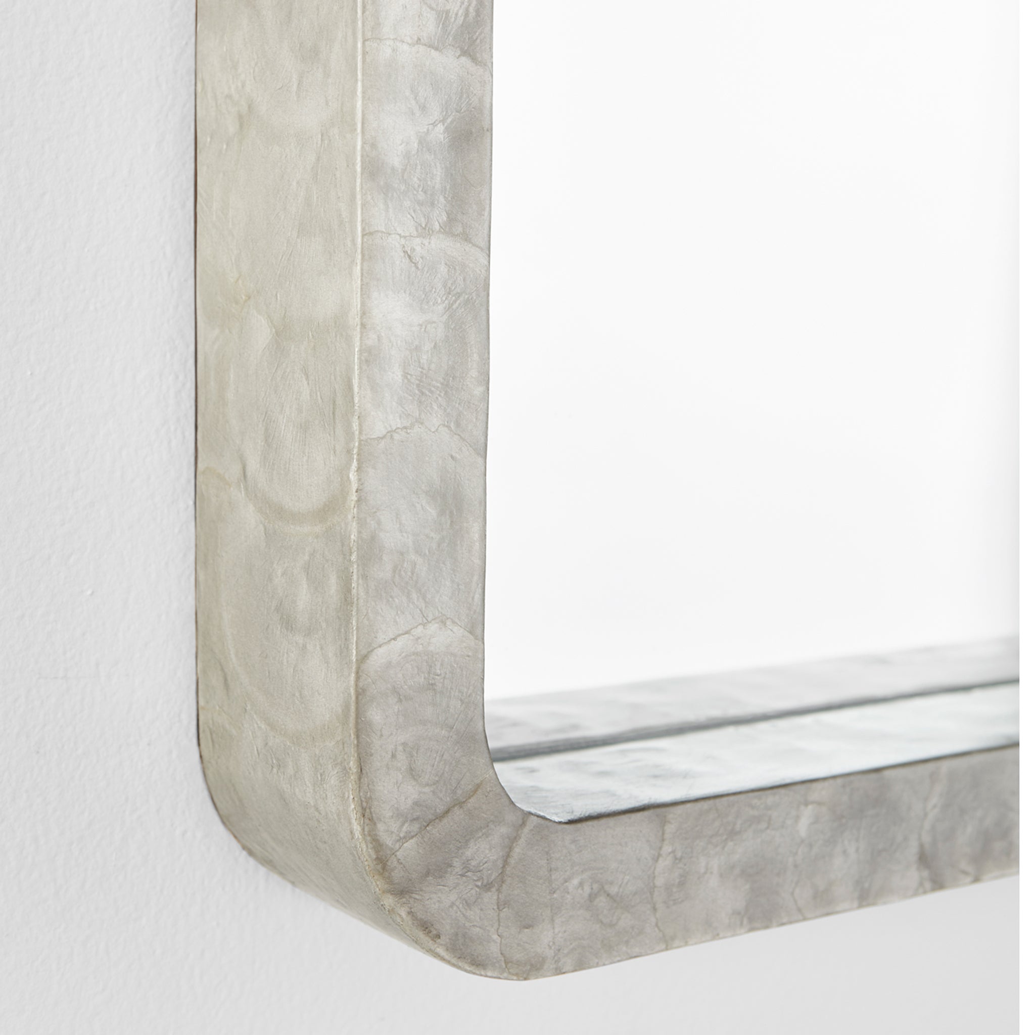 Triton Rectangular Mirror Designed by J Kent Martin | Taupe - Cyan Design