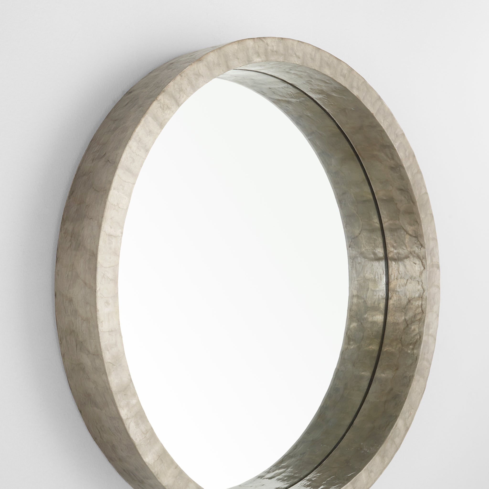 Triton Round Mirror Designed by J Kent Martin | Taupe – Large - Cyan Design