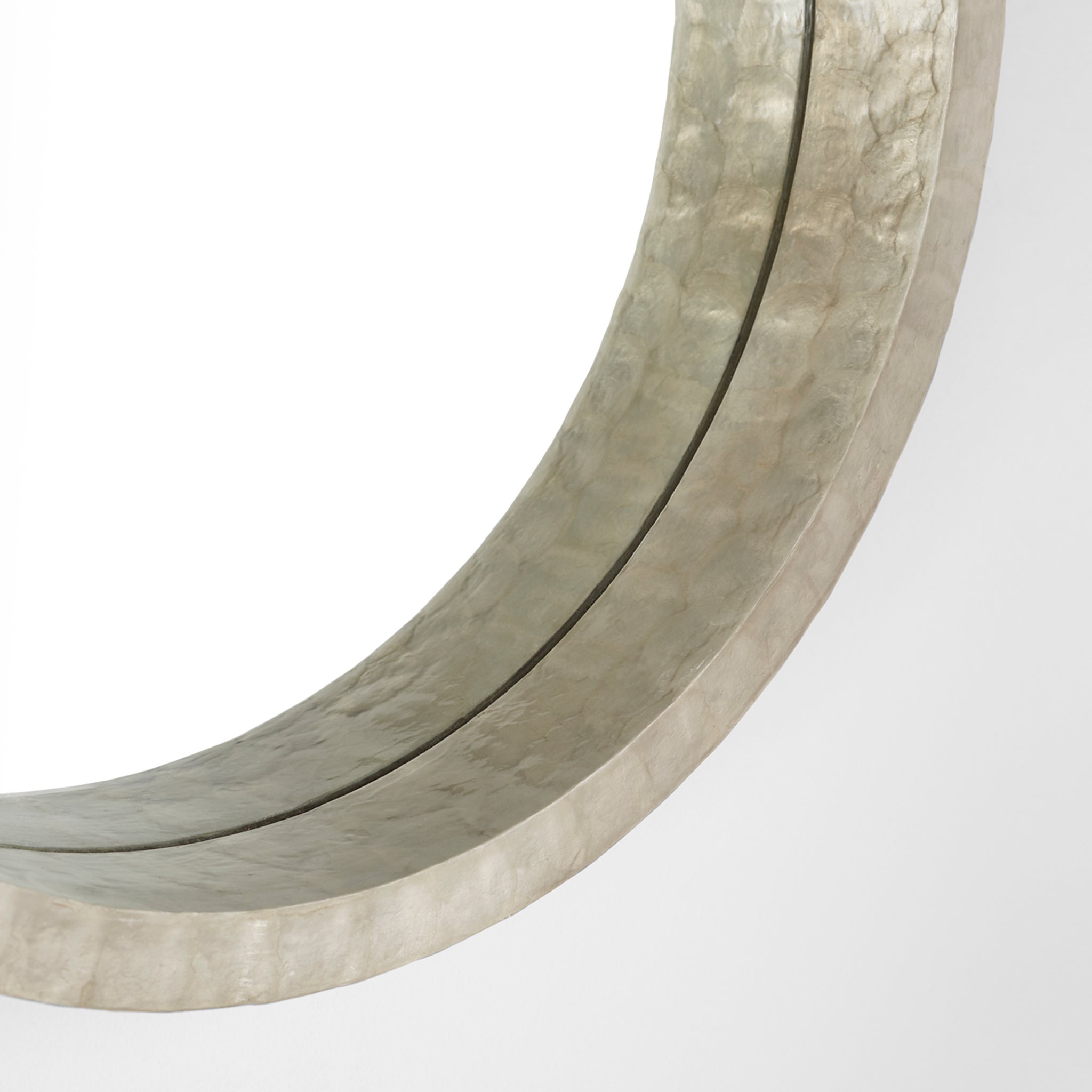 Triton Round Mirror Designed by J Kent Martin | Taupe – Large - Cyan Design