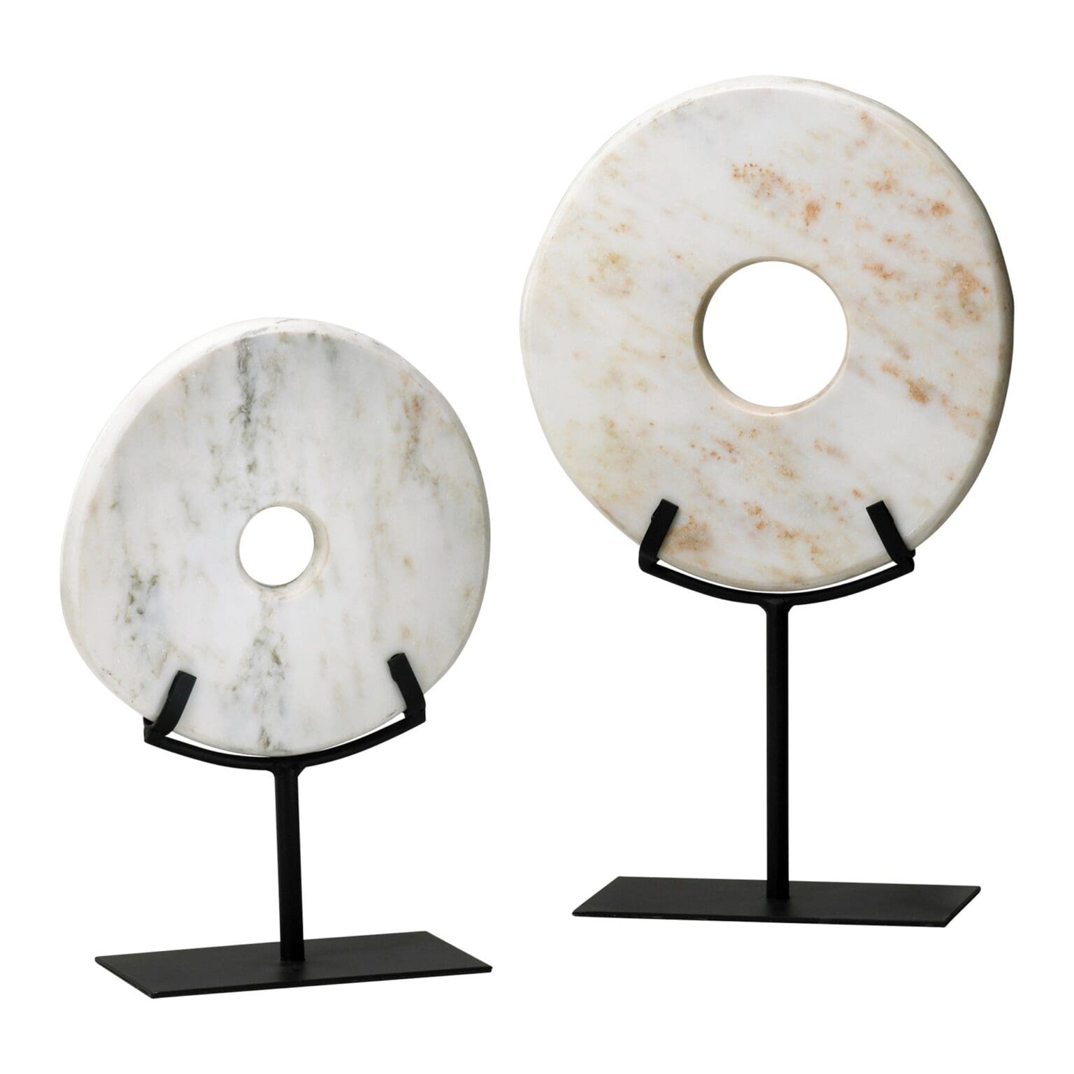 Disk On Stand | White – Large - Cyan Design