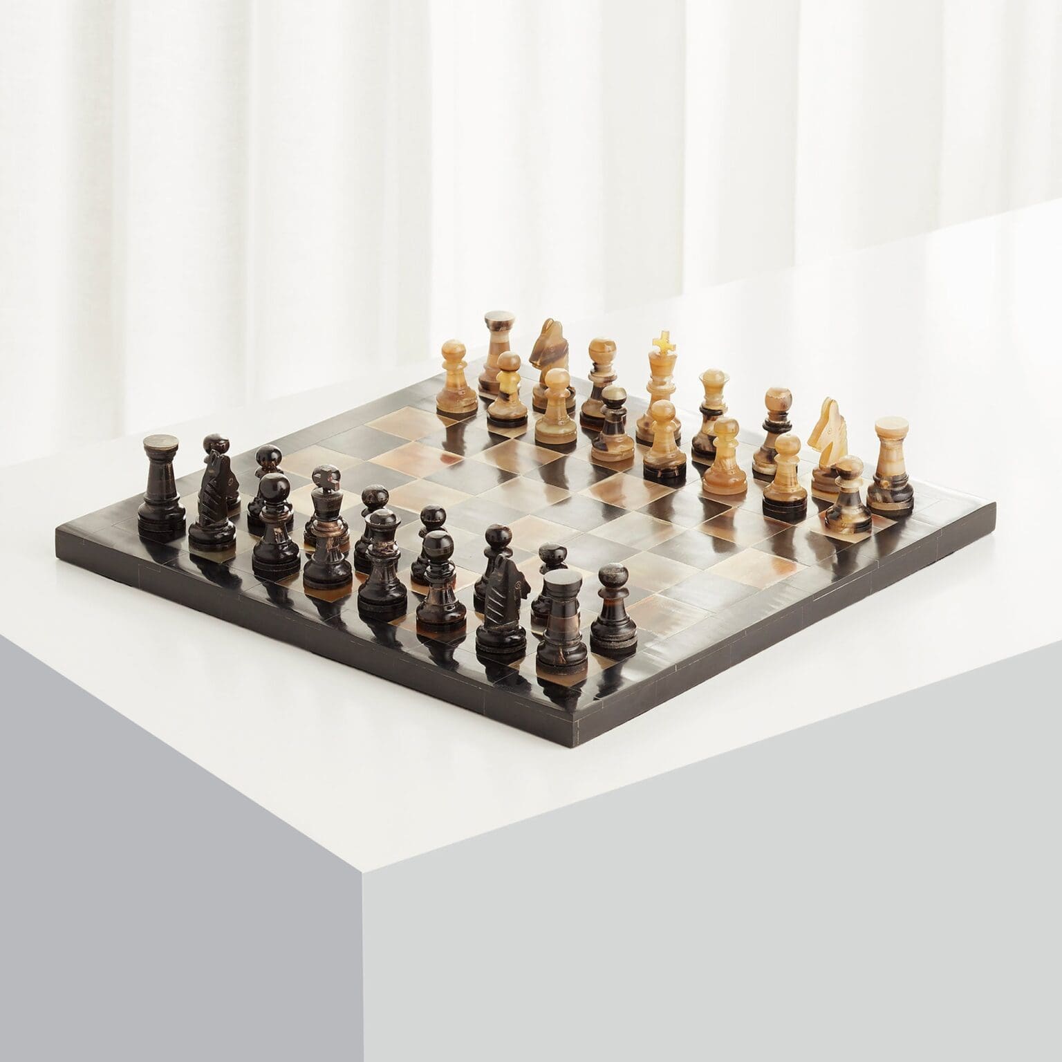 Checkmate Chess Board | Horn - Cyan Design