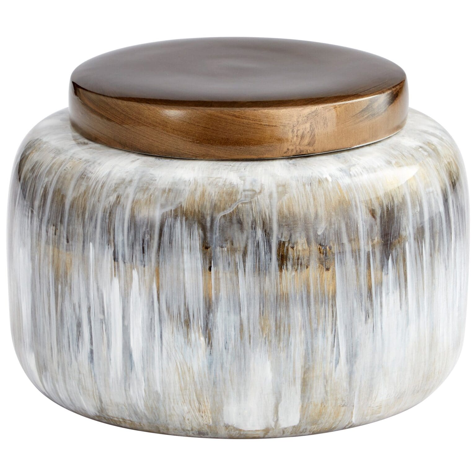 Spirit Drip Container | Olive Glaze – Medium - Cyan Design