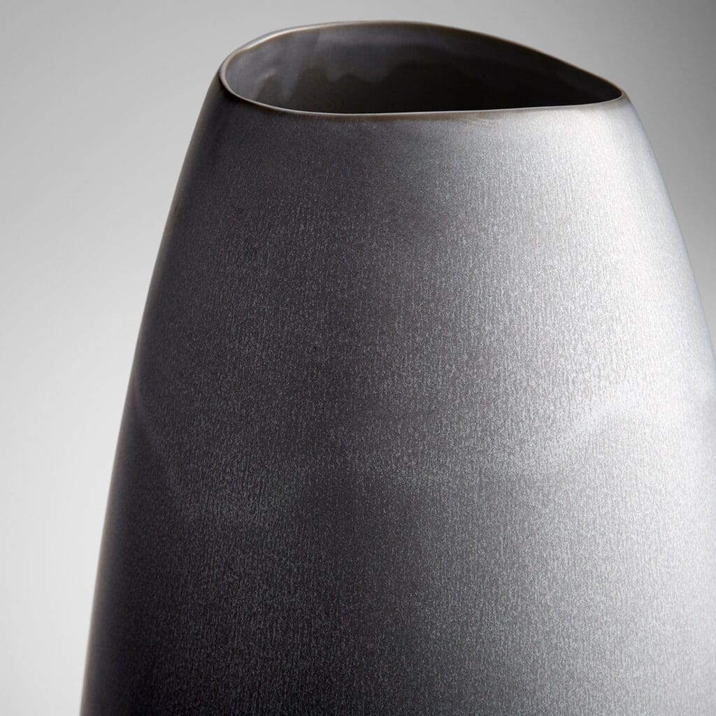 Sharp Slate Vase | Slate – Medium - Cyan Design
