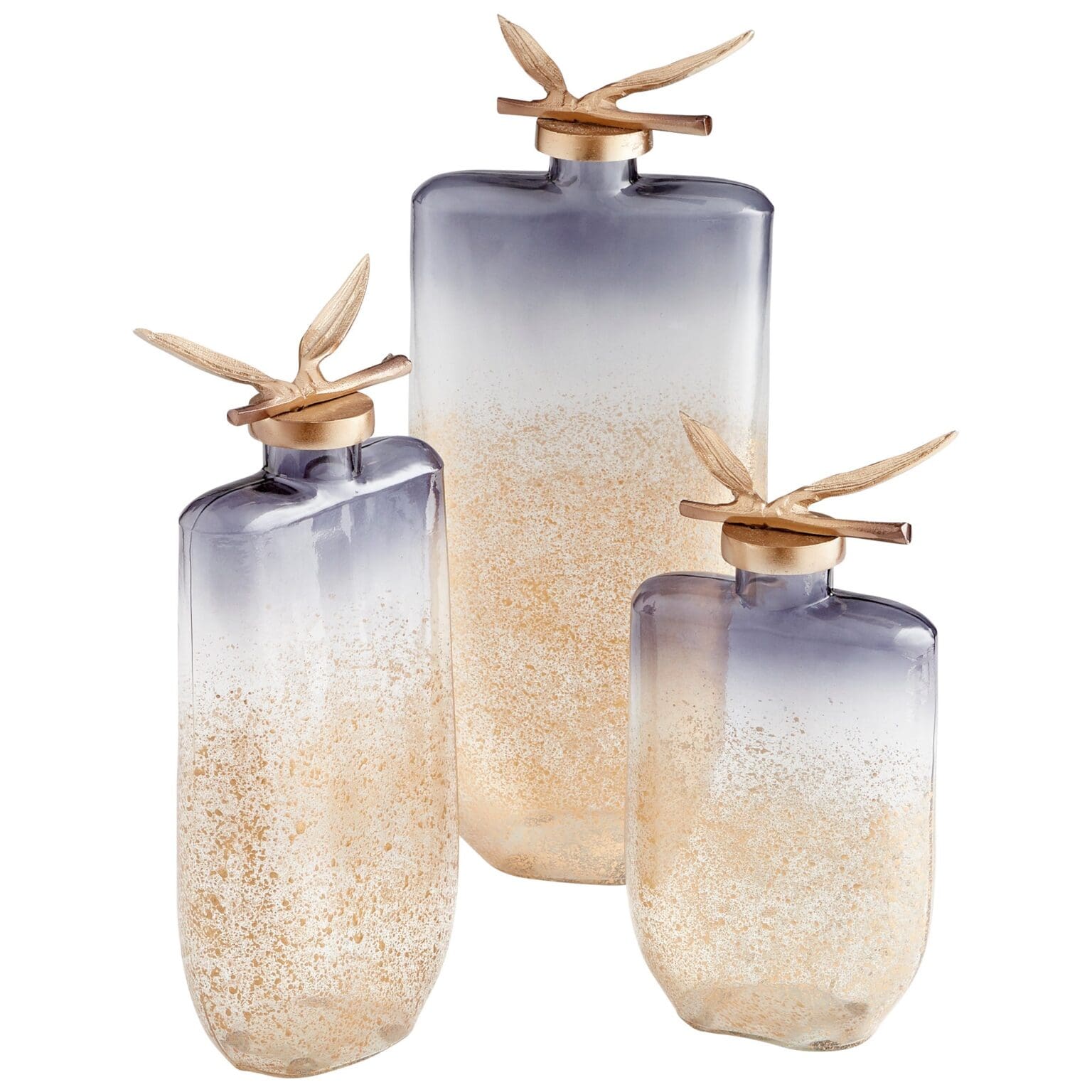 Midnight Mystic Sculpture | Gold Dust – Small - Cyan Design