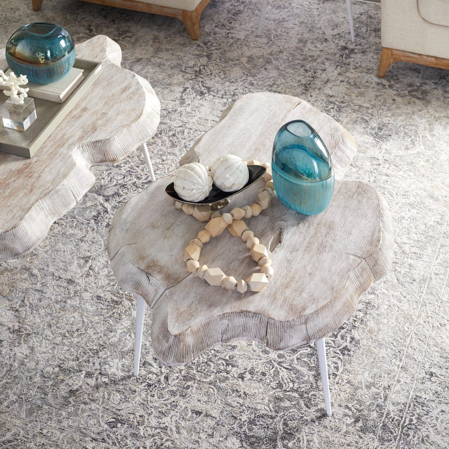 Cape Caspian Vase | Blue – Large - Cyan Design