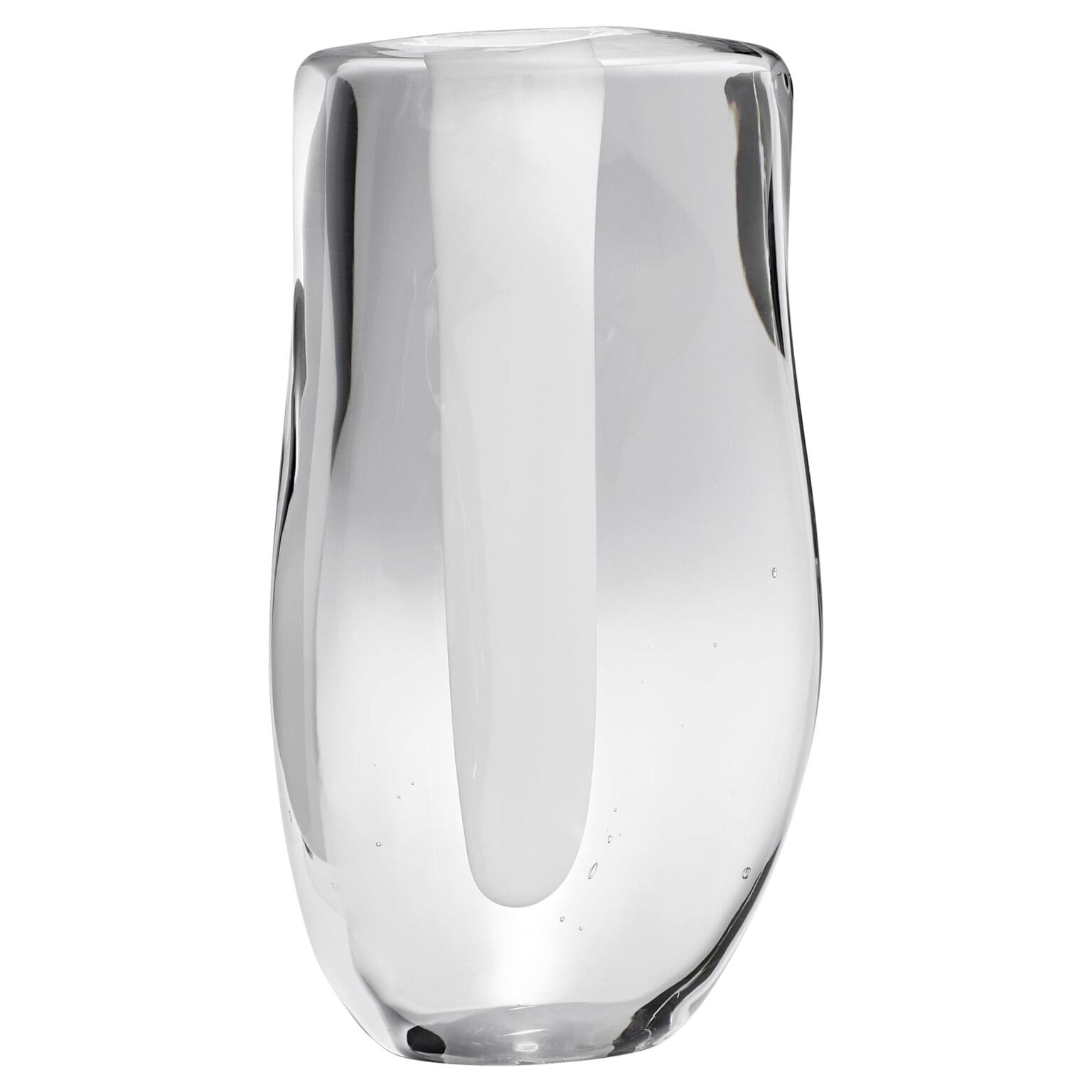 Inverted Oppulence Vase Tall | Clear - Cyan Design