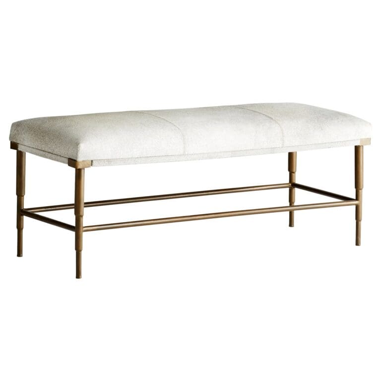 Diascia Bench | White – Cream - Cyan Design