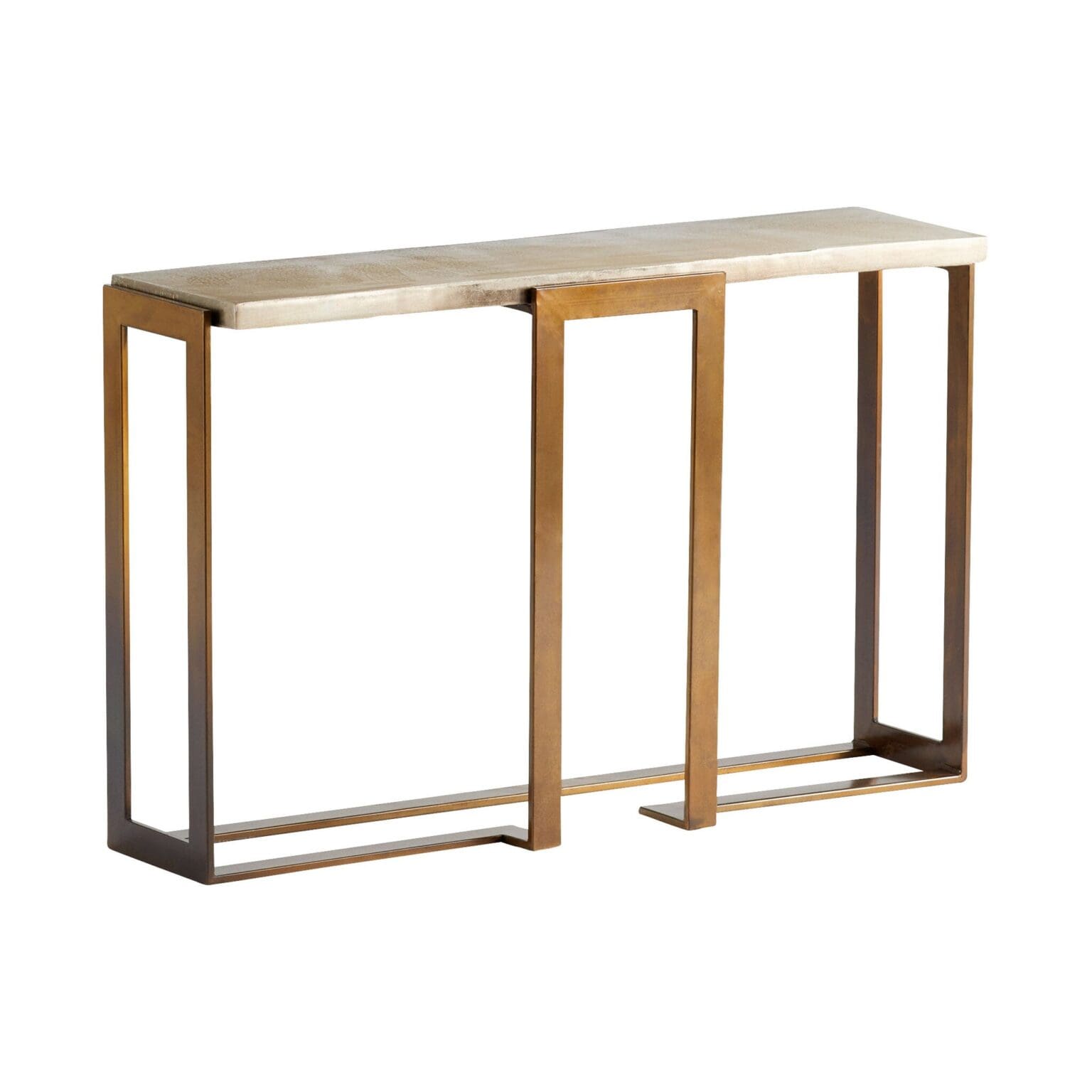 Lacerta Console Table | Bronze - Cyan Design